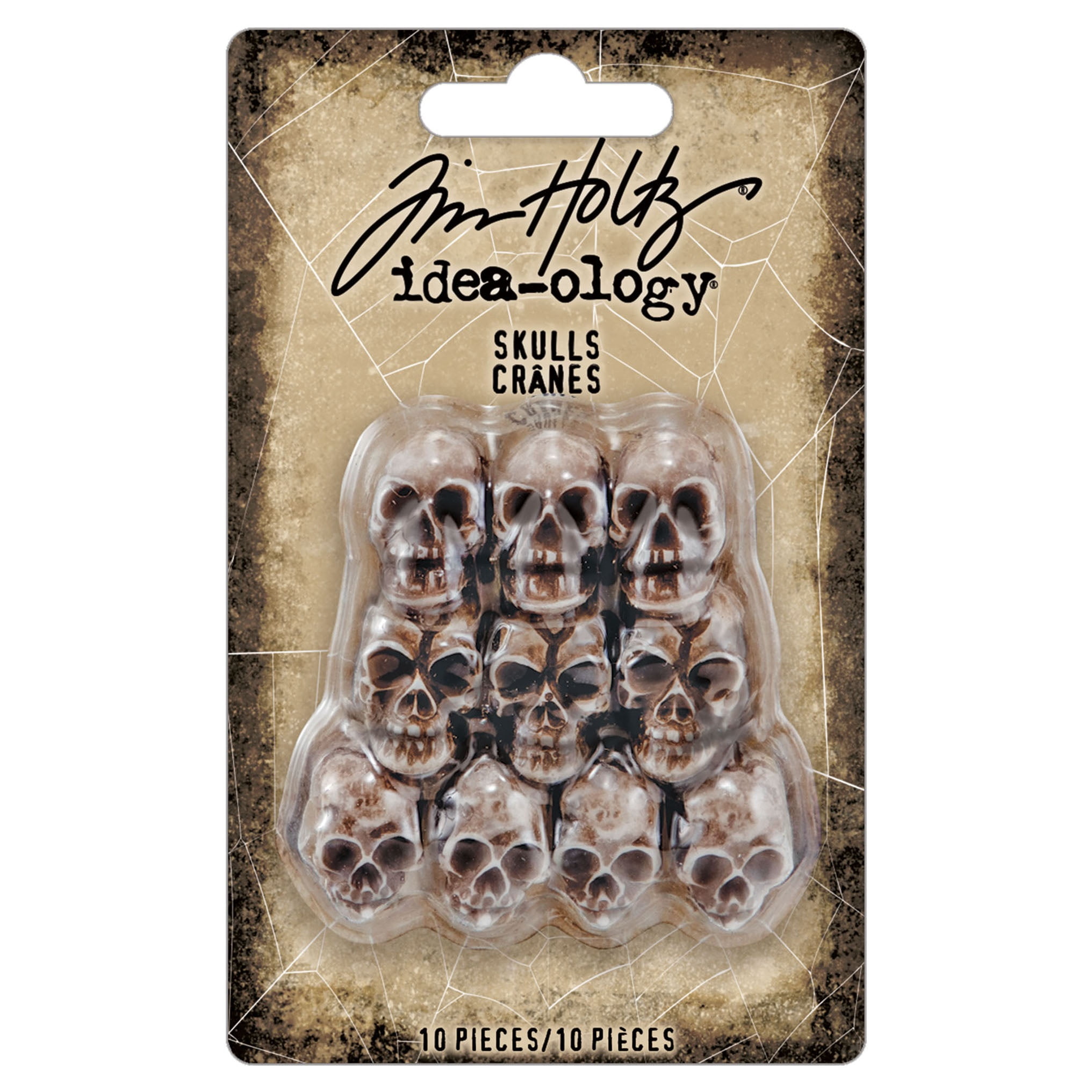 Tim Holtz Idea-ology Skulls (10 Pieces) - Walmart.com