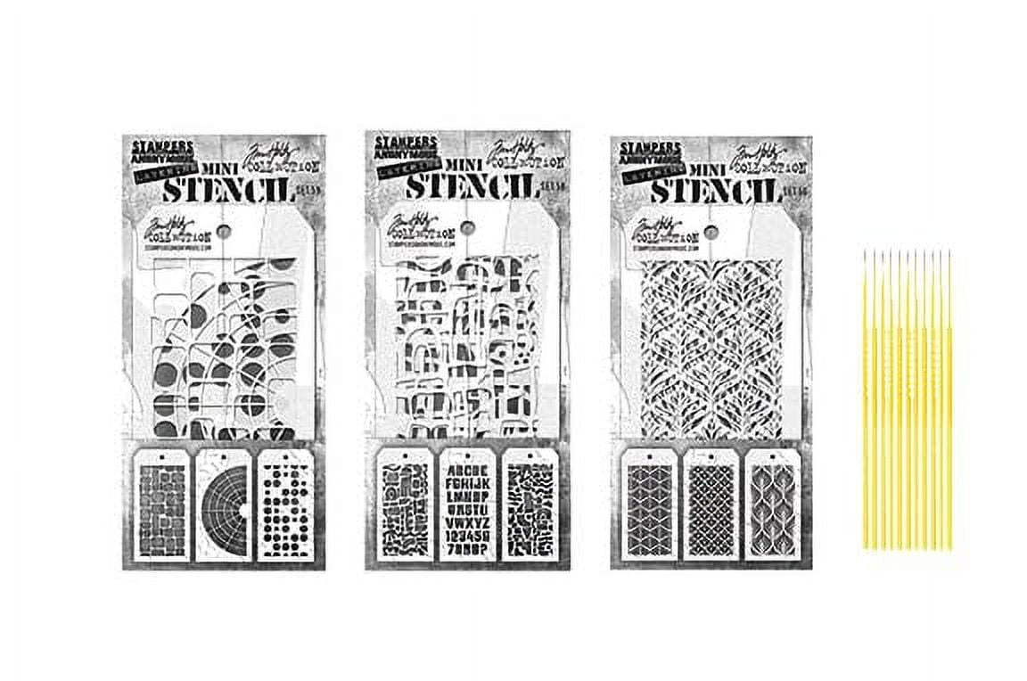Tim Holtz Layering Stencil Collection - Layering Stencil Sets 58, 59 ...