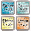 Tim Holtz Ranger Distress Oxide Ink Bundle - Four 3" x 3" Pads C ...
