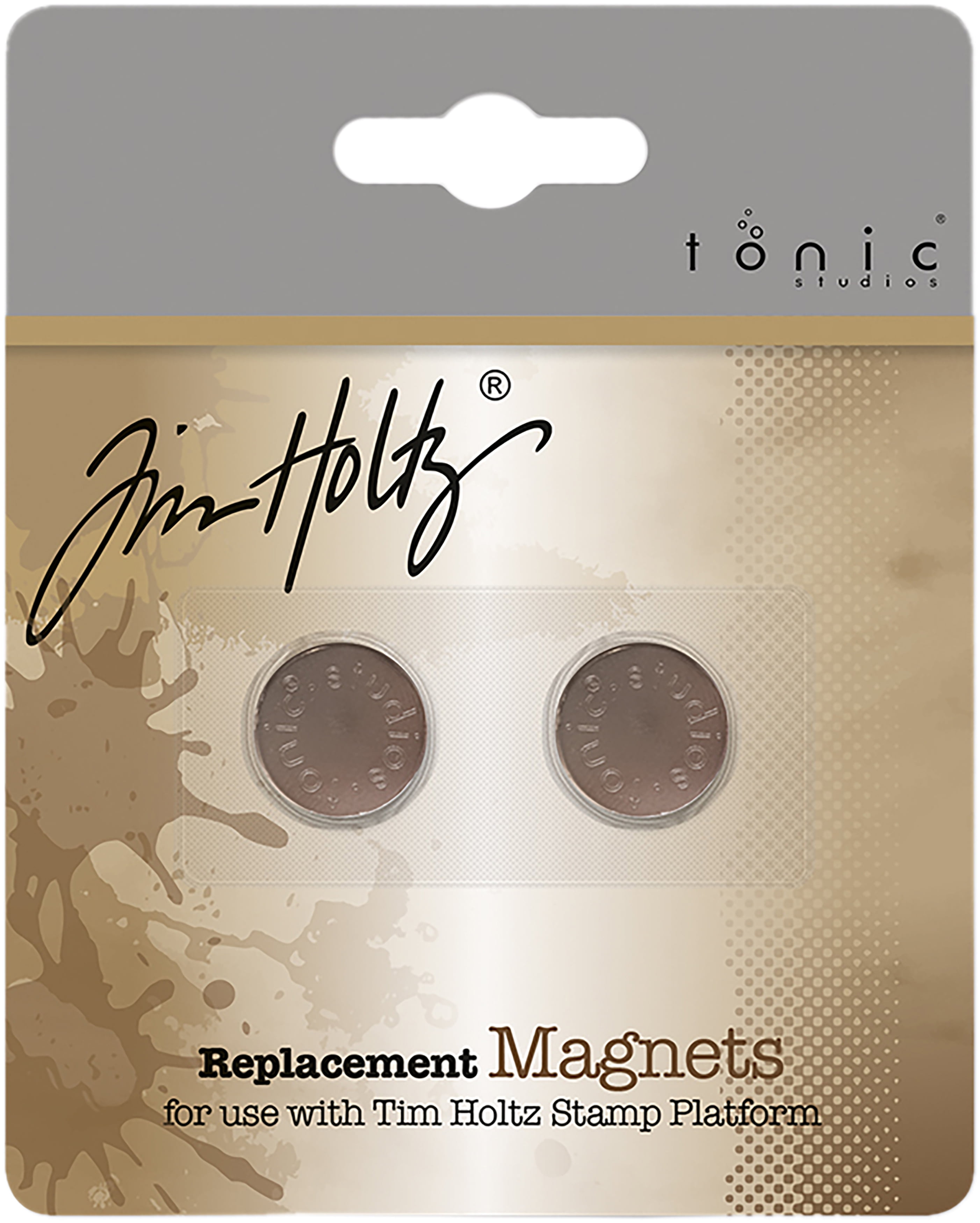 Tim Holtz Stamping Platform Replacement Magnets 2/Pkg- - Walmart.com