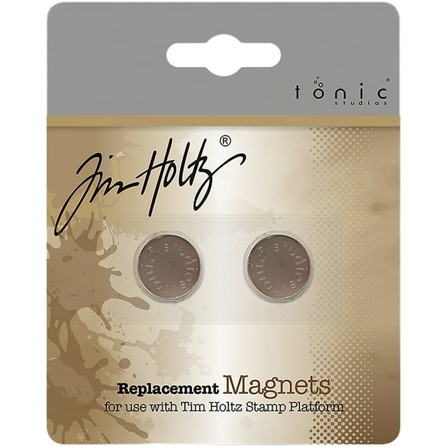 Tim Holtz Stamping Platform Replacement Magnets 2/Pkg- - Walmart.com