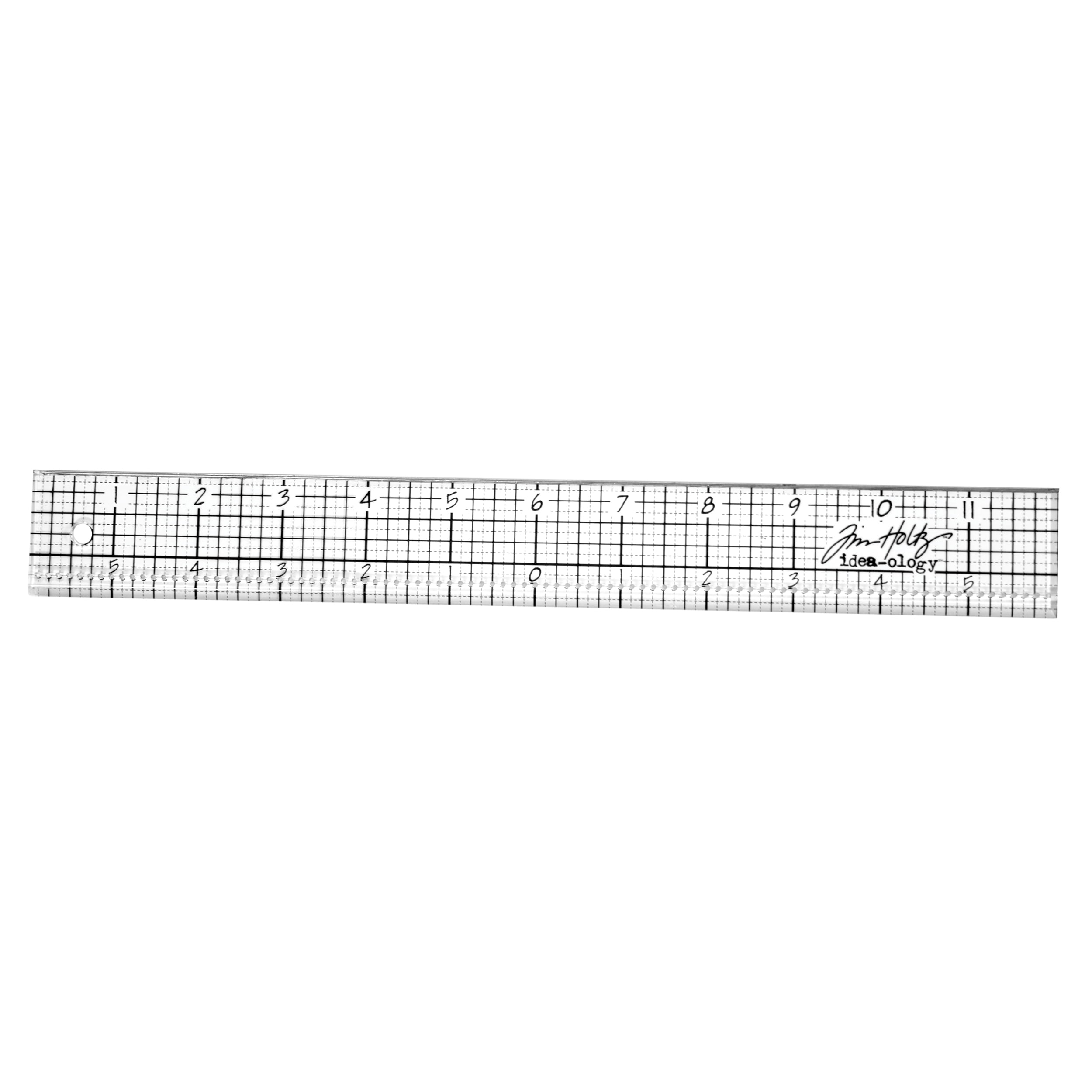Tim Holtz idea-ology Clear Acrylic Design Ruler - Walmart.com