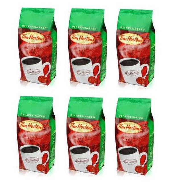 Tim Hortons Fine Ground Coffee, Swiss Decaffeinated, 340g/12oz - 6 Pack ...