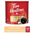 Tim Hortons Original Blend Ground Coffee, 100% Arabica Medium Roast, 30 ...
