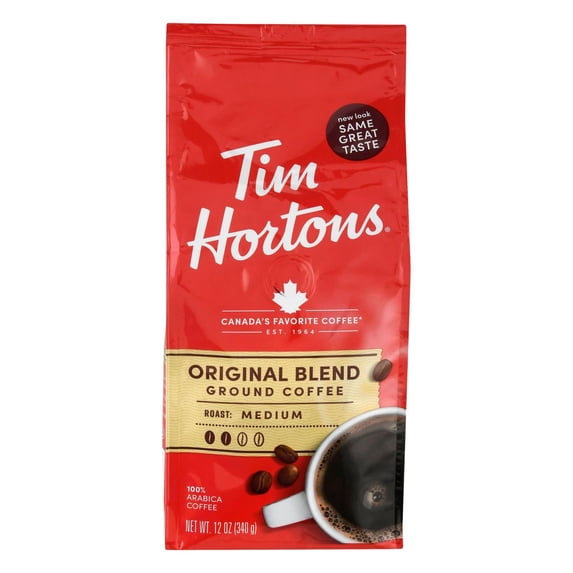 Tim Hortons Original Blend Medium Roast Ground Coffee - Walmart.com