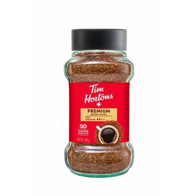 Tim Hortons Premium Instant Coffee, Medium Roast 300g/10.5 oz ...
