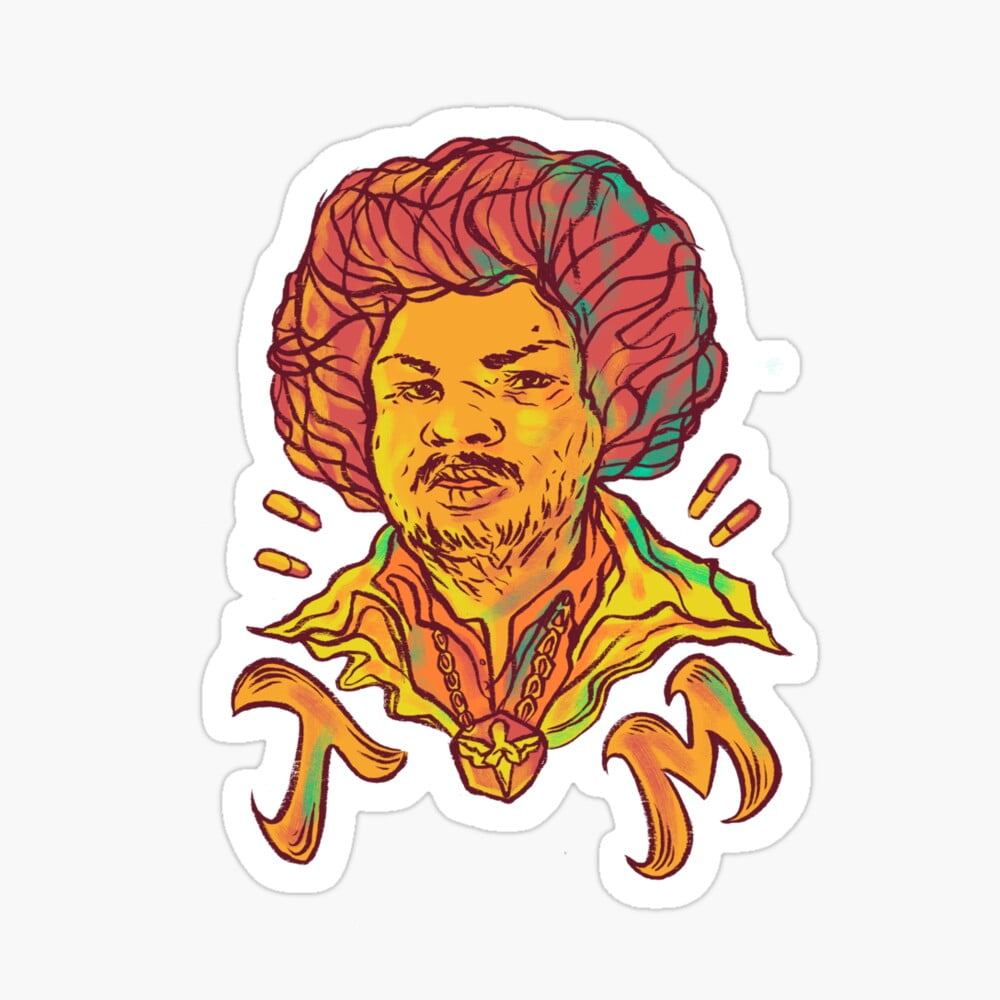 Tim Maia Sticker Phone Decal Water Bottle Stickers Car Decals, Laptop ...