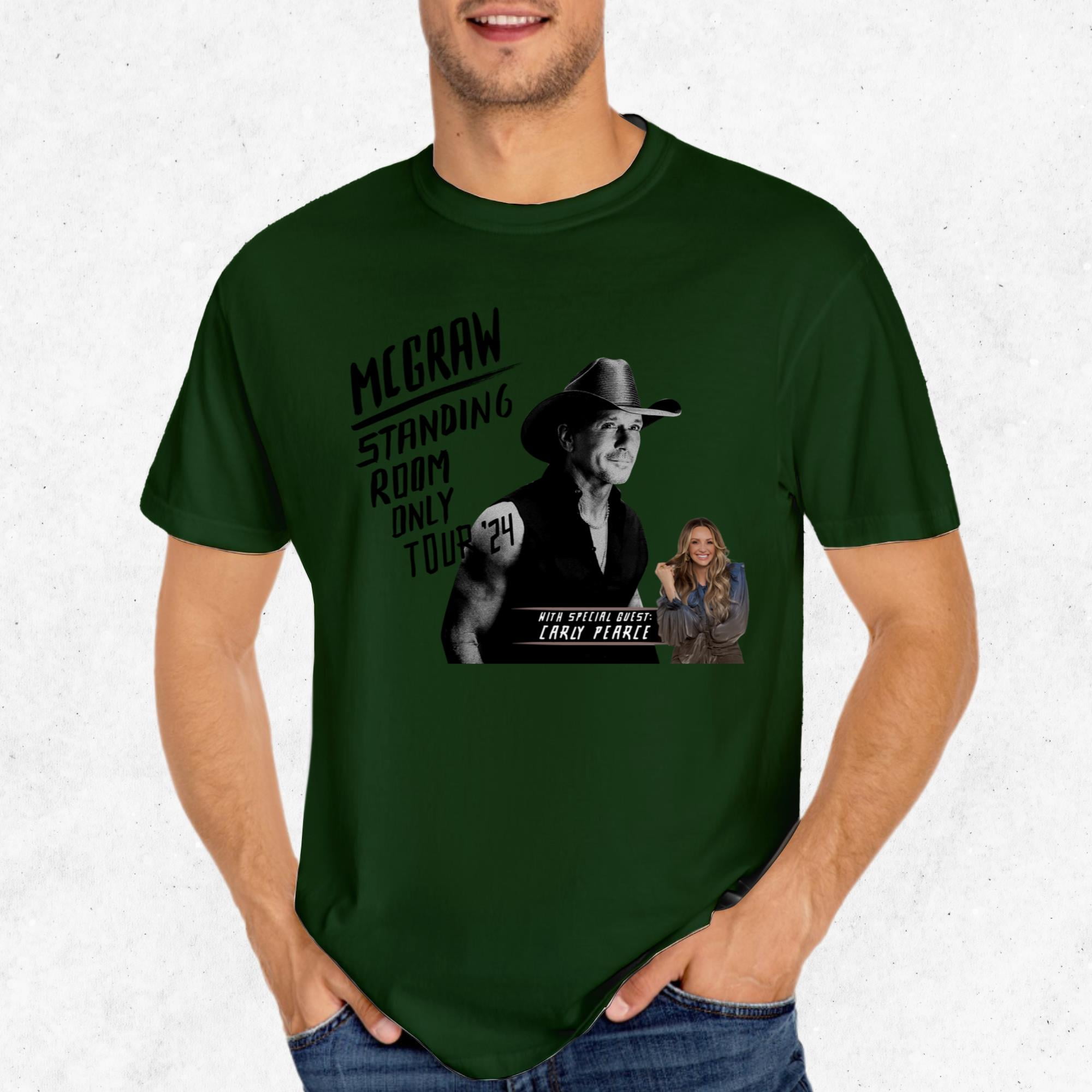 Tim McGraw 2024 Tour Standing Room Only T-Shirt Carly Pearce - Limited ...