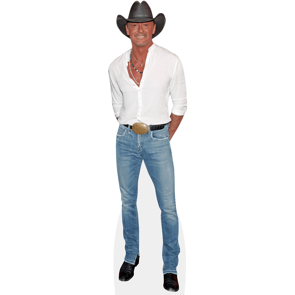Tim McGraw (Casual) Life Size Cutout. Standee. - Walmart.com