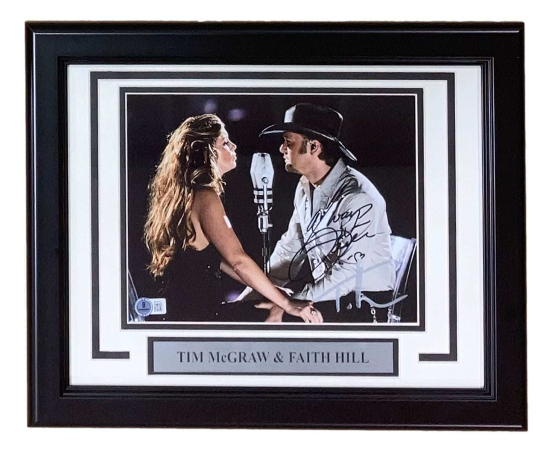 Tim McGraw Faith Hill Signed Framed 8x10 Photo BAS - Walmart.com