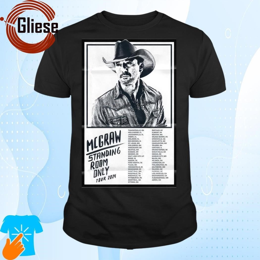 Tim Mcgraw Sro Tour 2024 Poster Shirt - Walmart.com