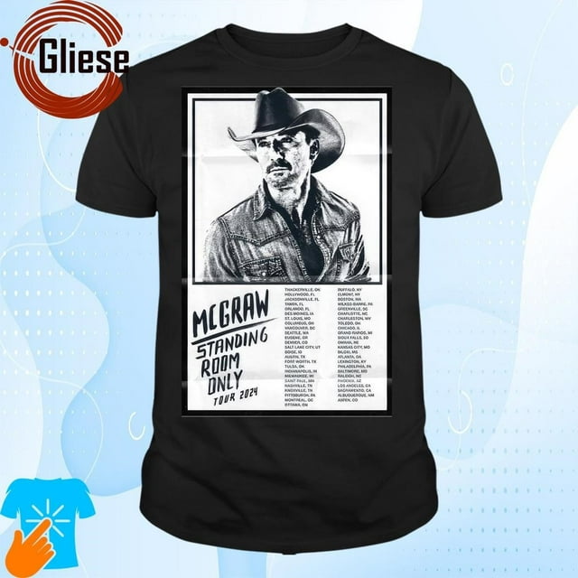 Tim Mcgraw Sro Tour 2024 Poster Shirt - Walmart.com