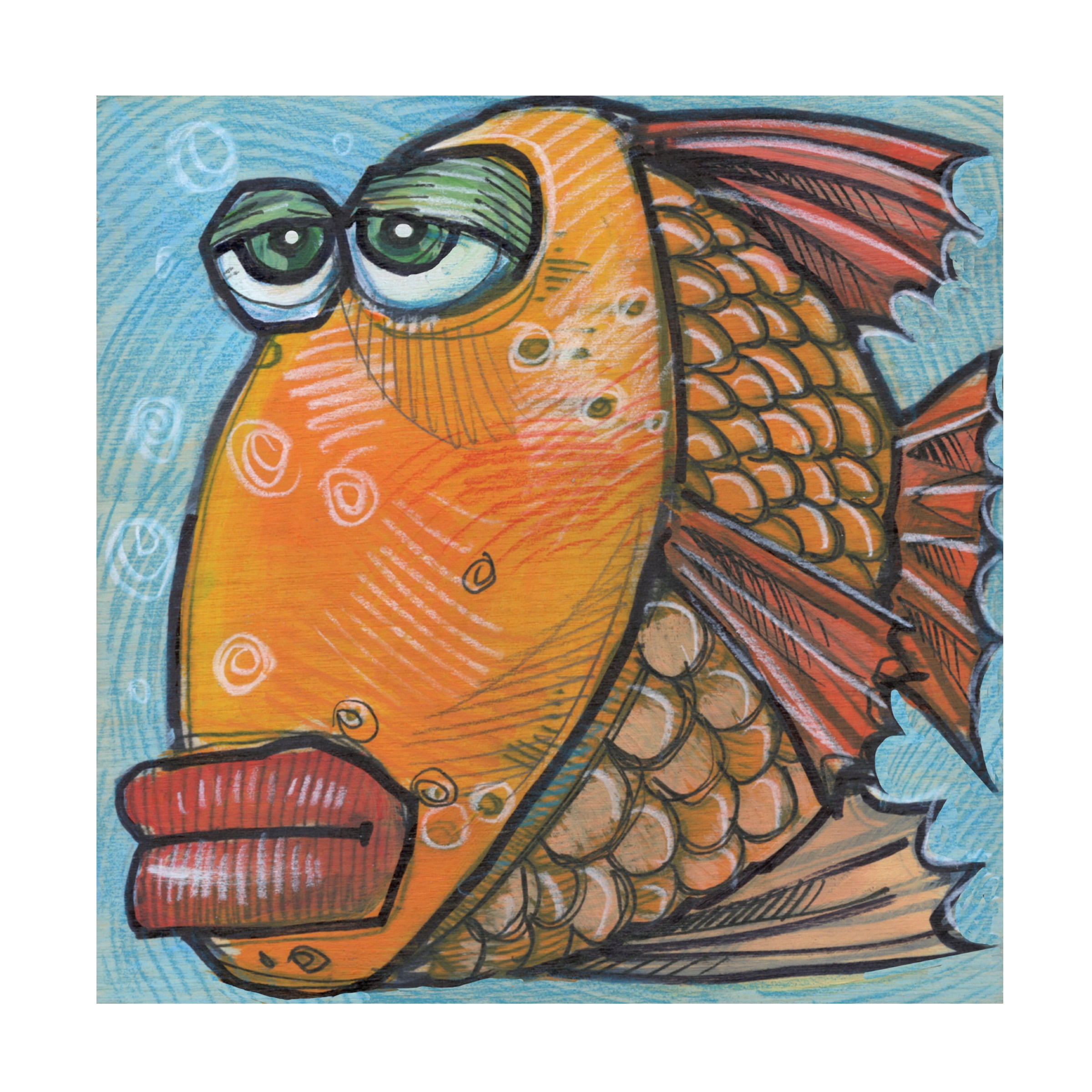 Tim Nyberg 'Fish 10 2019' Canvas Art - Walmart.com
