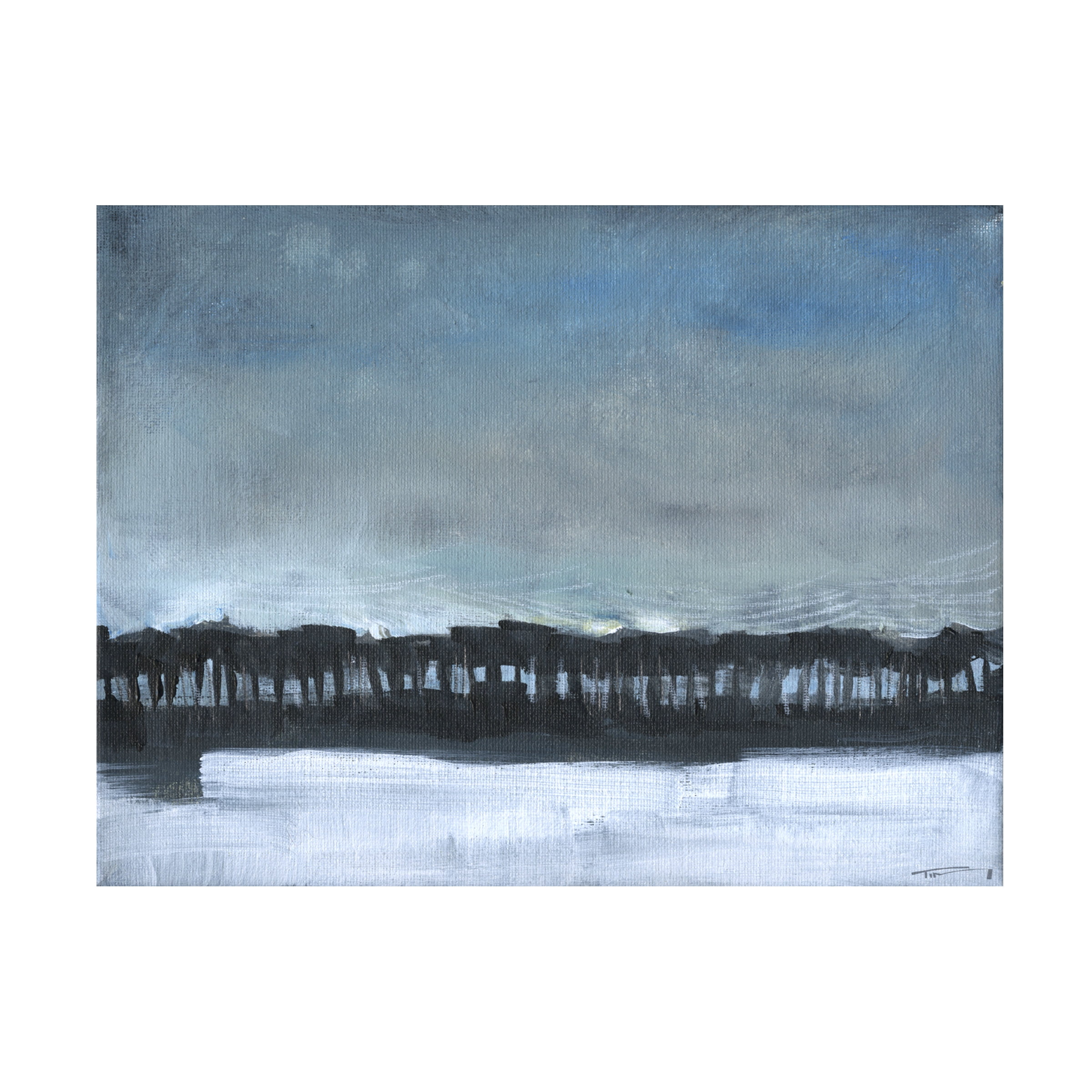 Tim Nyberg 'Winter Landscape 1' Canvas Art - Walmart.com