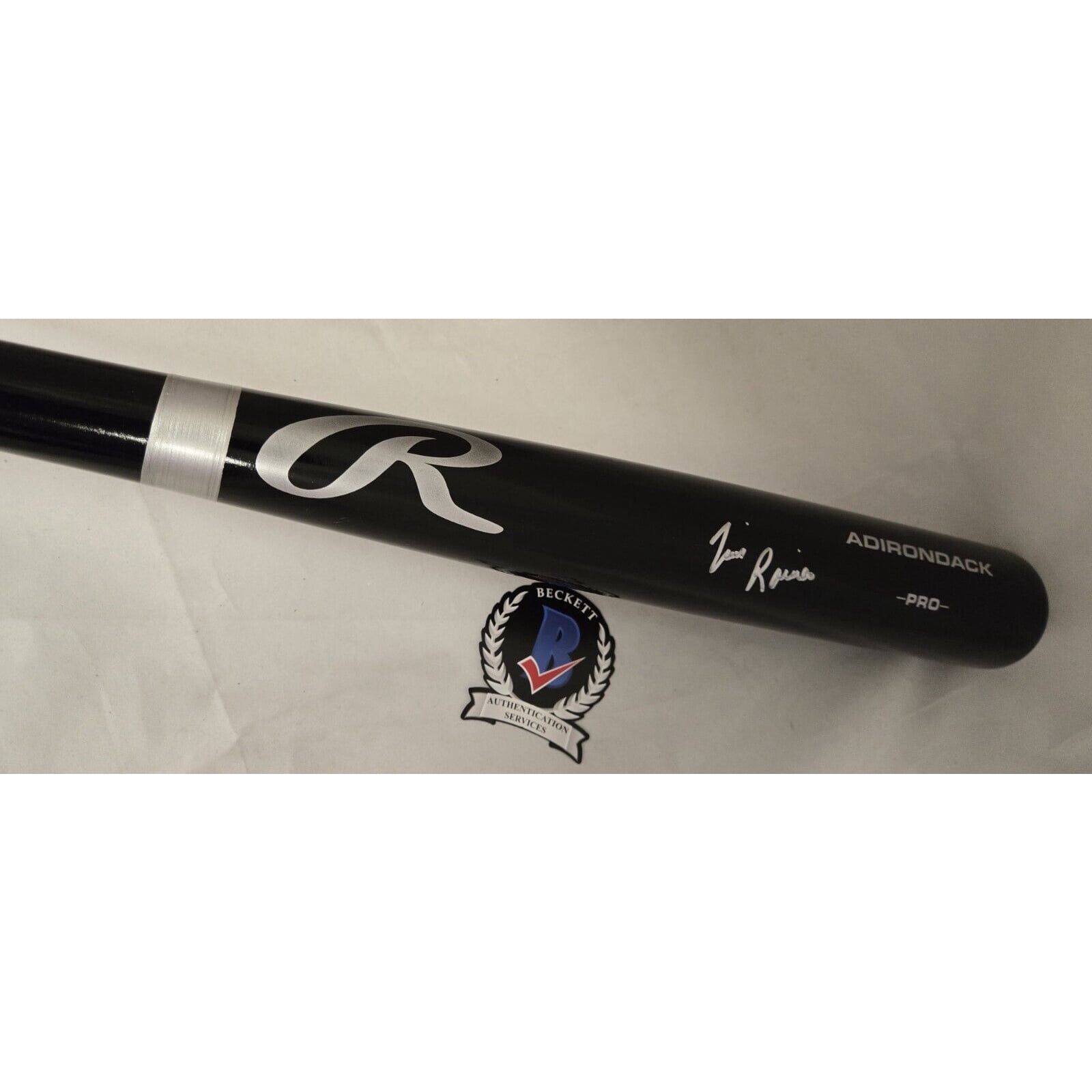 Tim Raines Signed Black Rawlings Baseball Bat White Sox NY Yankees ...