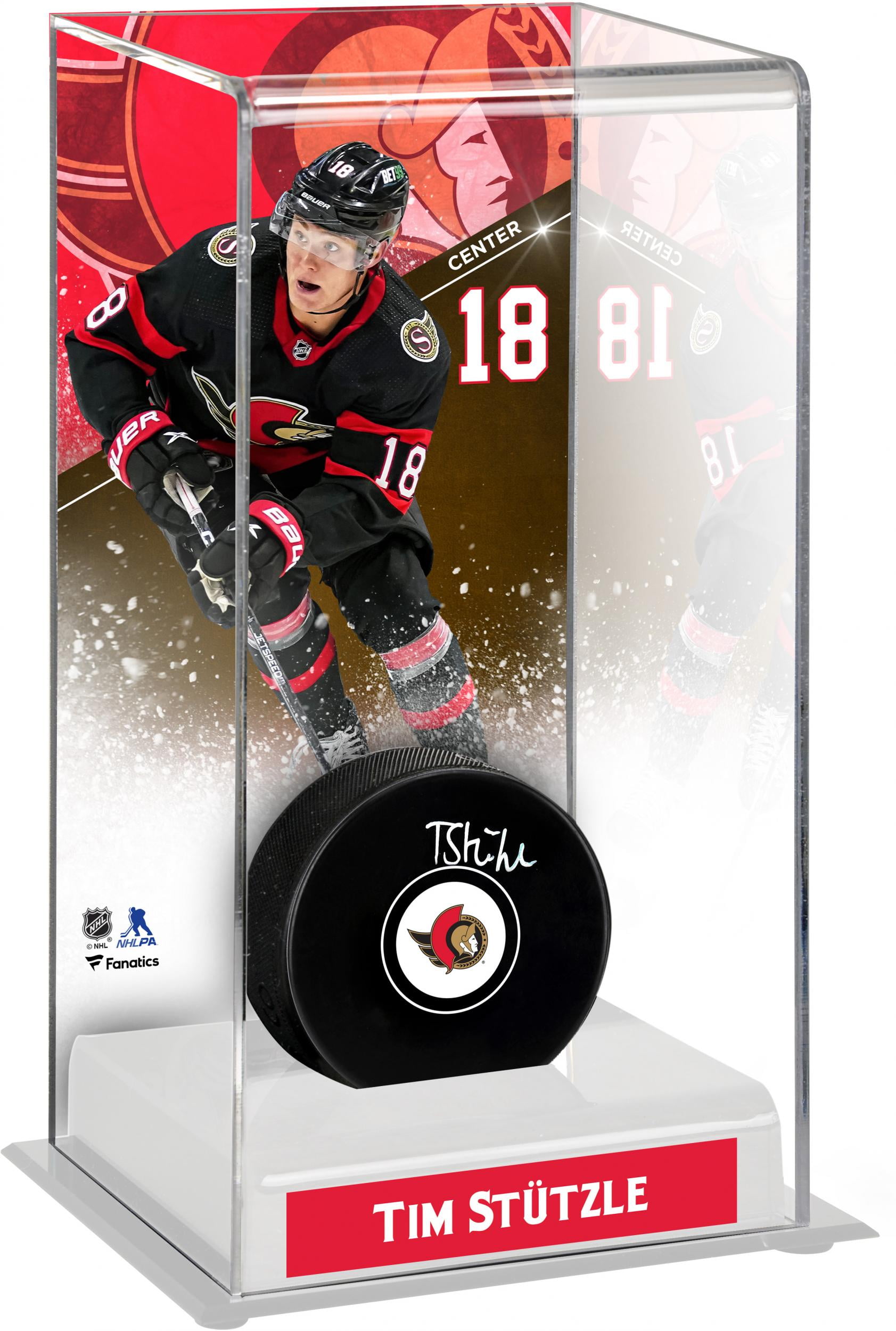 Tim Stutzle Ottawa Senators Deluxe Tall Hockey Puck Case - Walmart.com