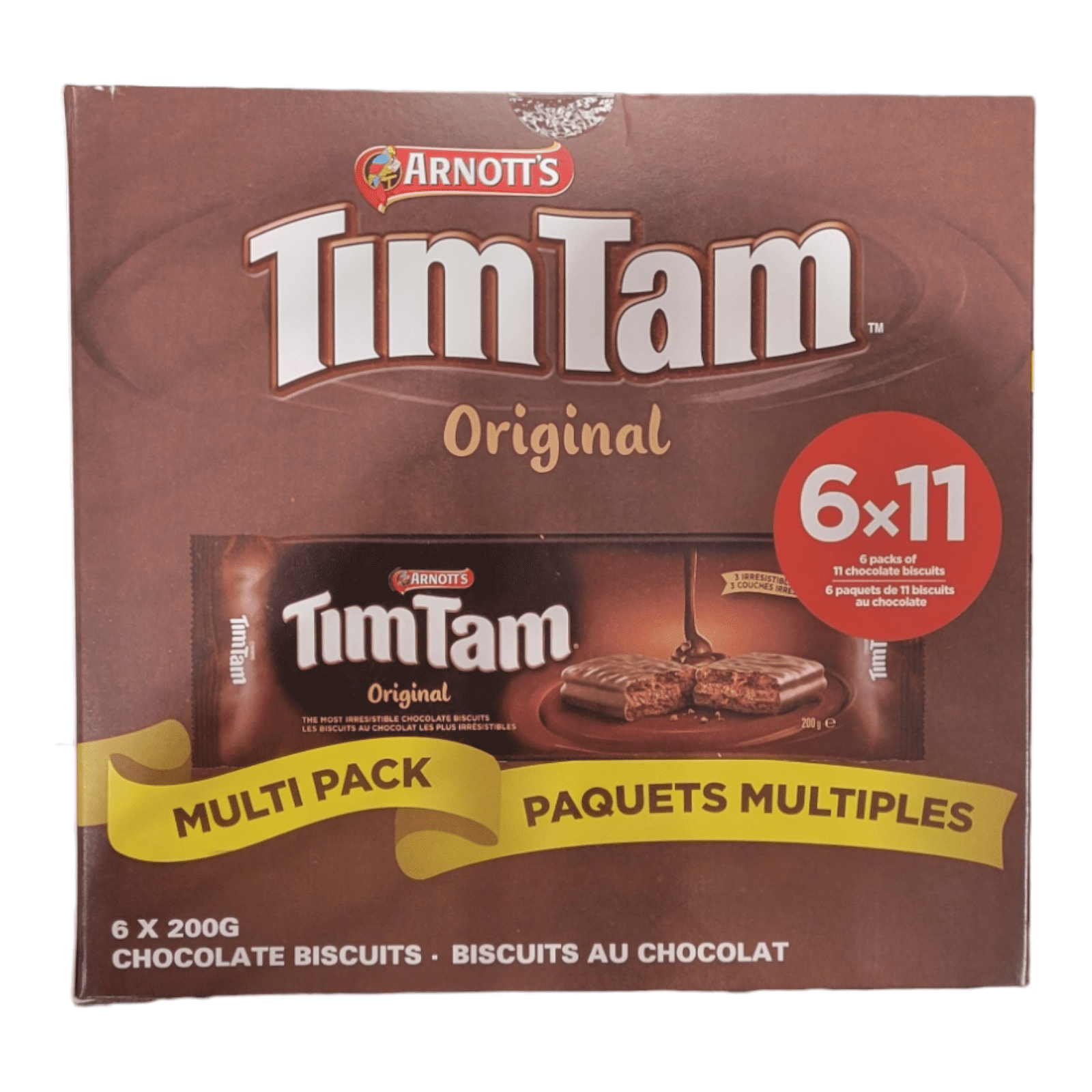 Tim Tam Cookies Arnotts - 6 Pack - Australian Original Chocolate ...