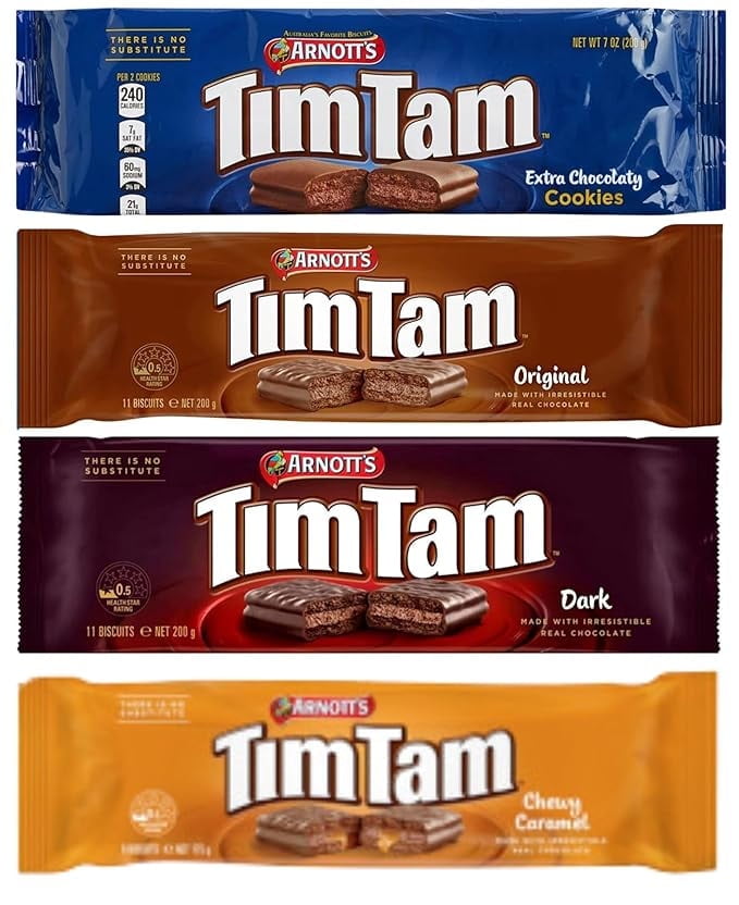 Tim Tam Simpler - Extra Chocolaty, Original, Dark, Chewy Caramel ...