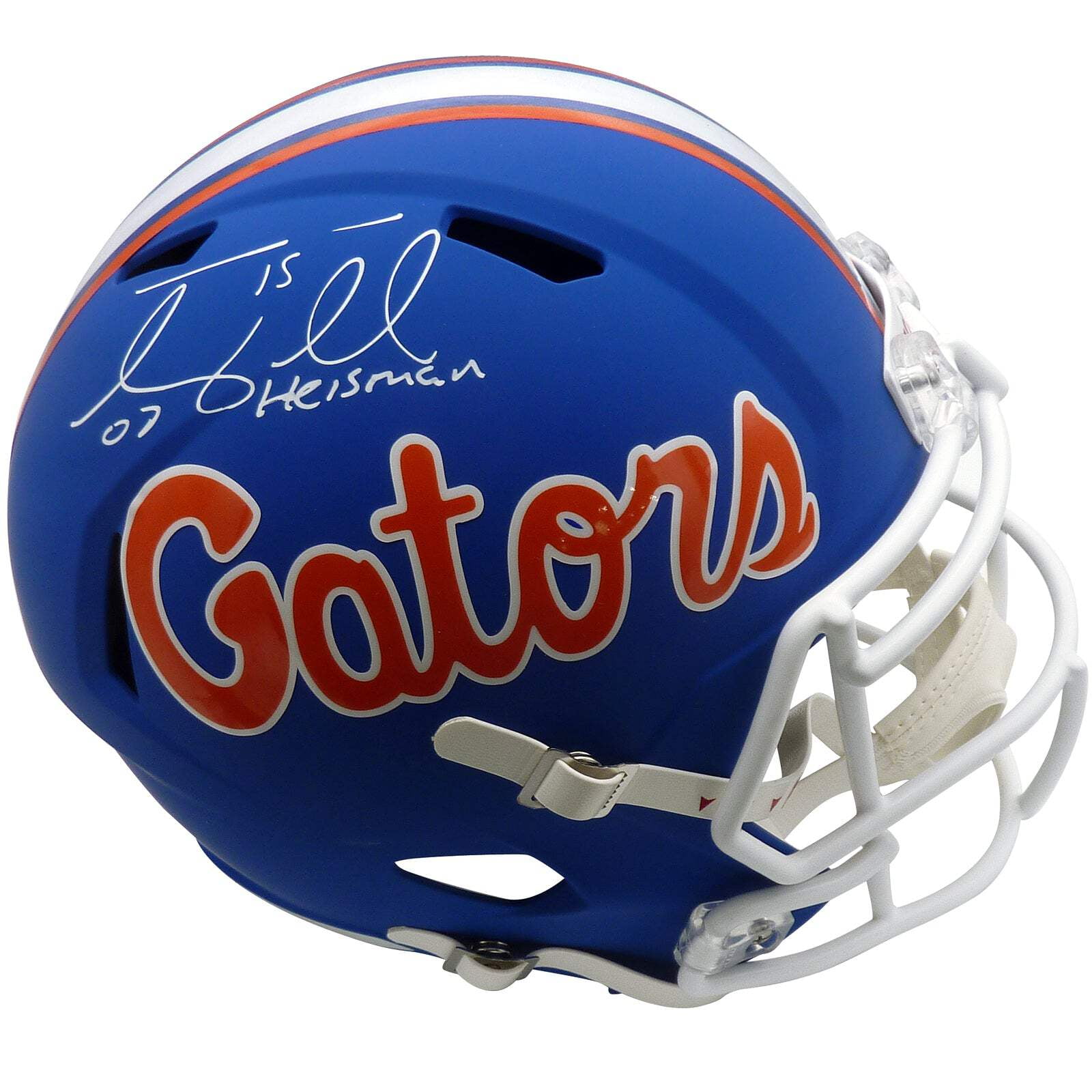 Tim Tebow Autographed Florida Gators (Throwback Blue Alternate) Deluxe ...
