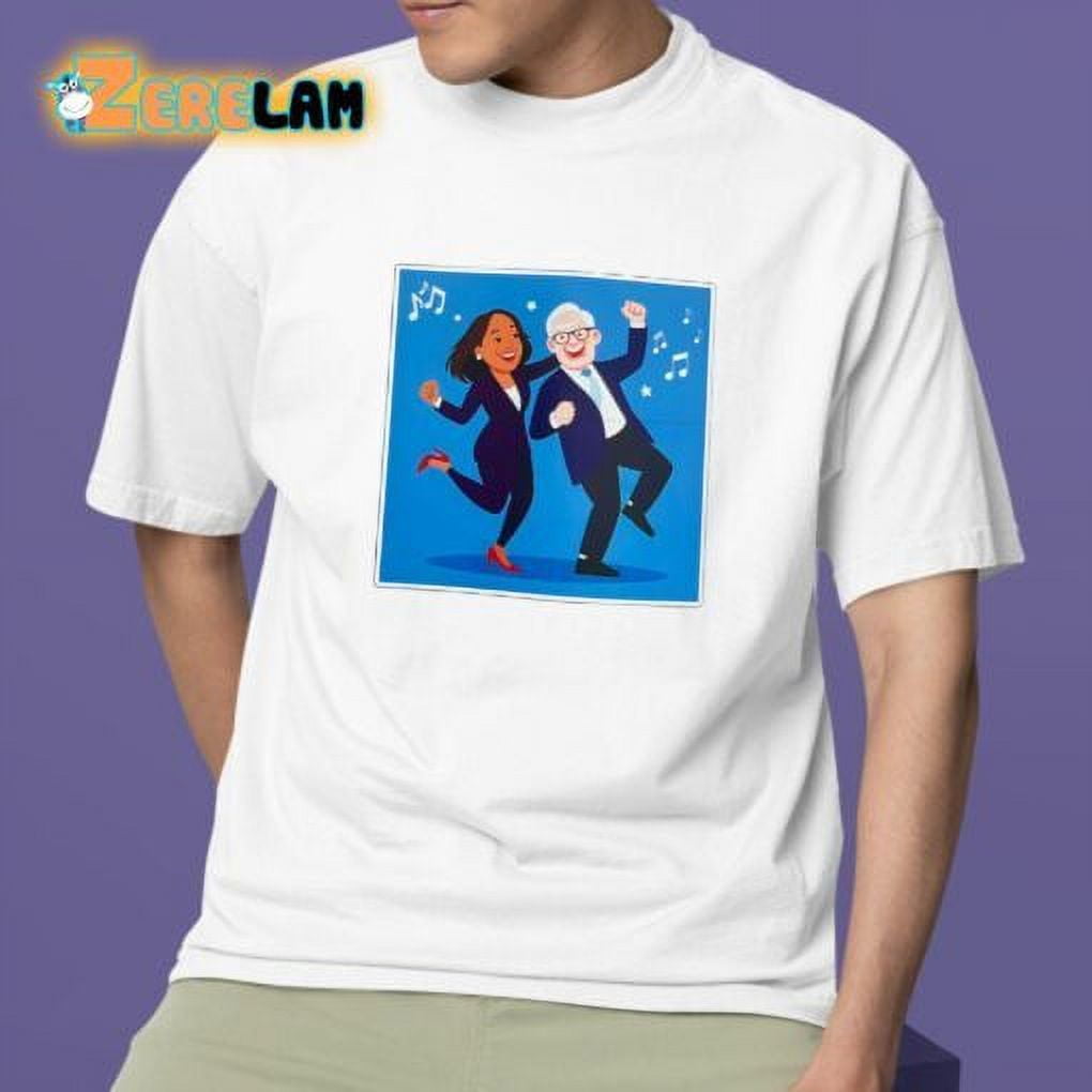 Tim Walz And Harris Dancing Shirt - Walmart.com