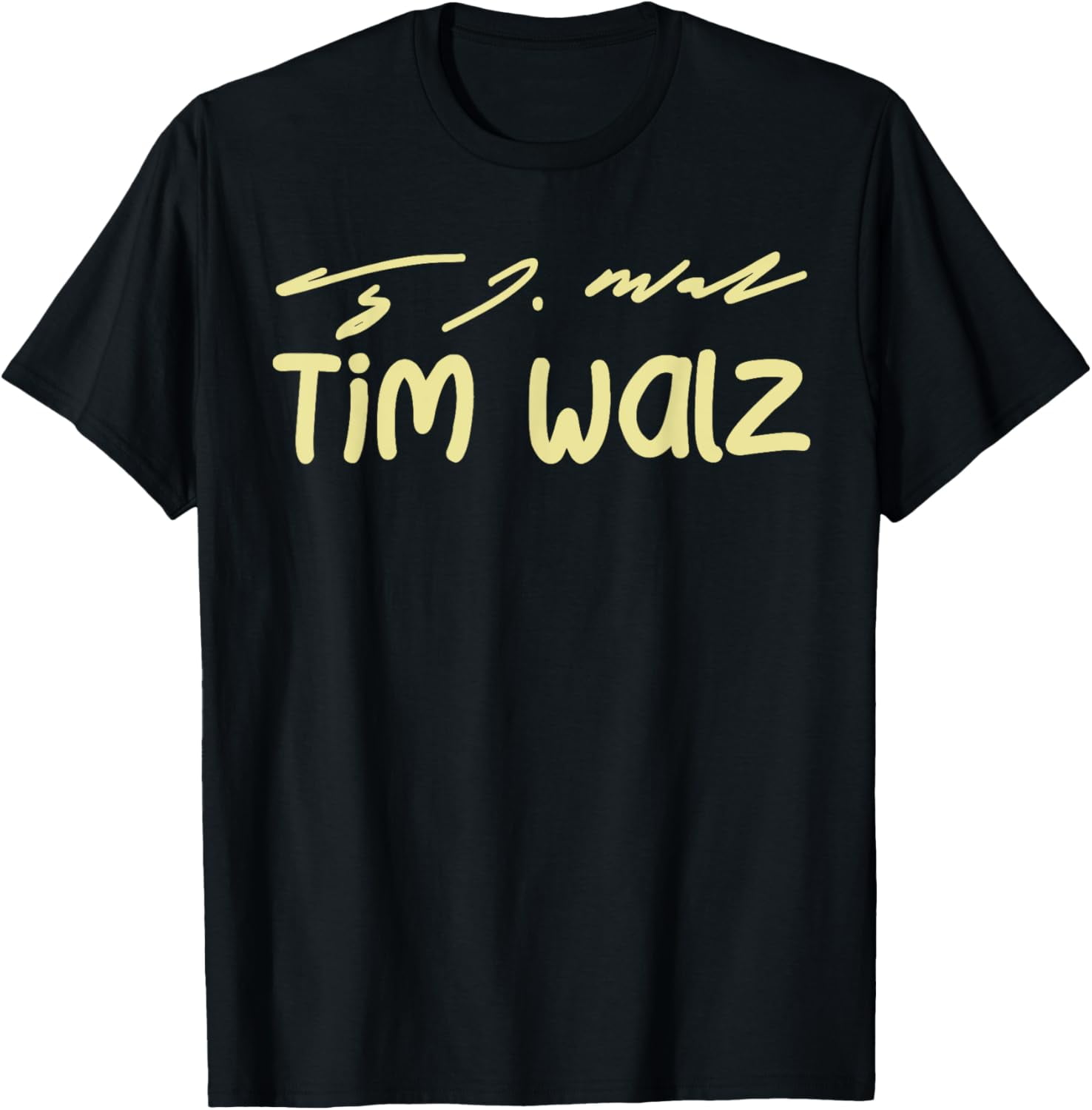 Tim Walz Signature T-Shirt - Walmart.com