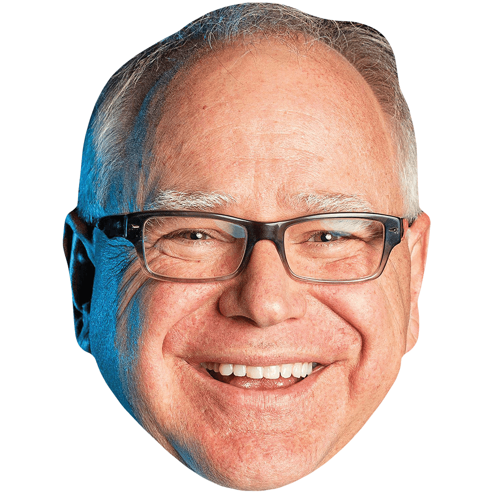 Tim Walz (Smile) Big Head. - Walmart.com