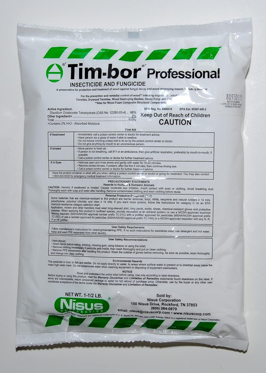 Tim-bor Insecticide box (8 X 1.5 Lb. Bags) - Walmart.com