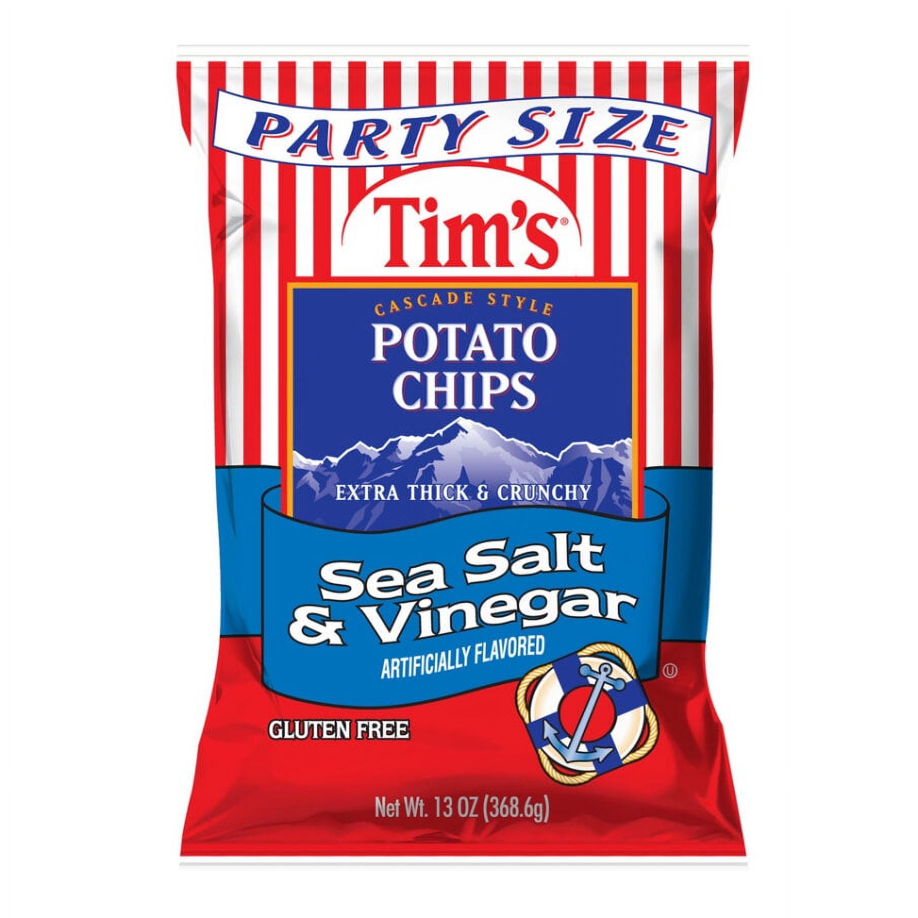 Tim's Cascade Salt & Vinegar Potato Chips - Walmart.com