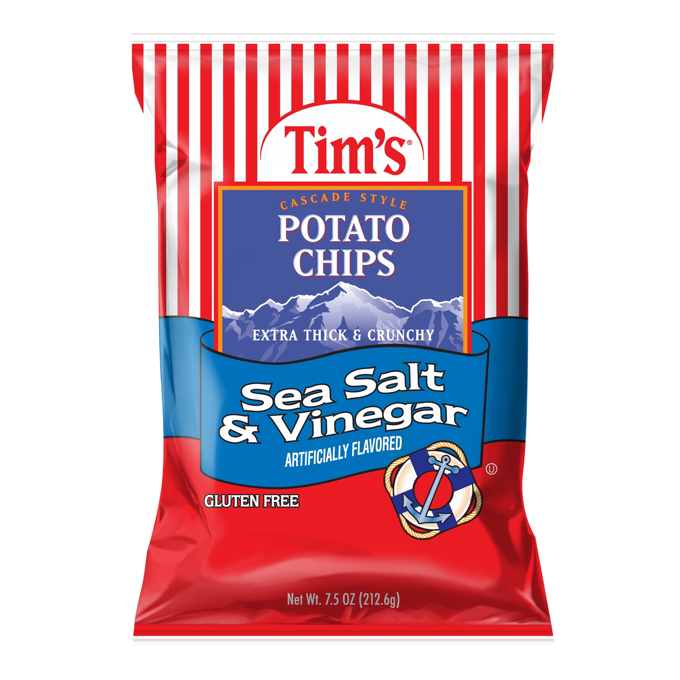 Tim's Cascade Snacks Sea Salt & Vinegar Cascade Style Potato Chips ...