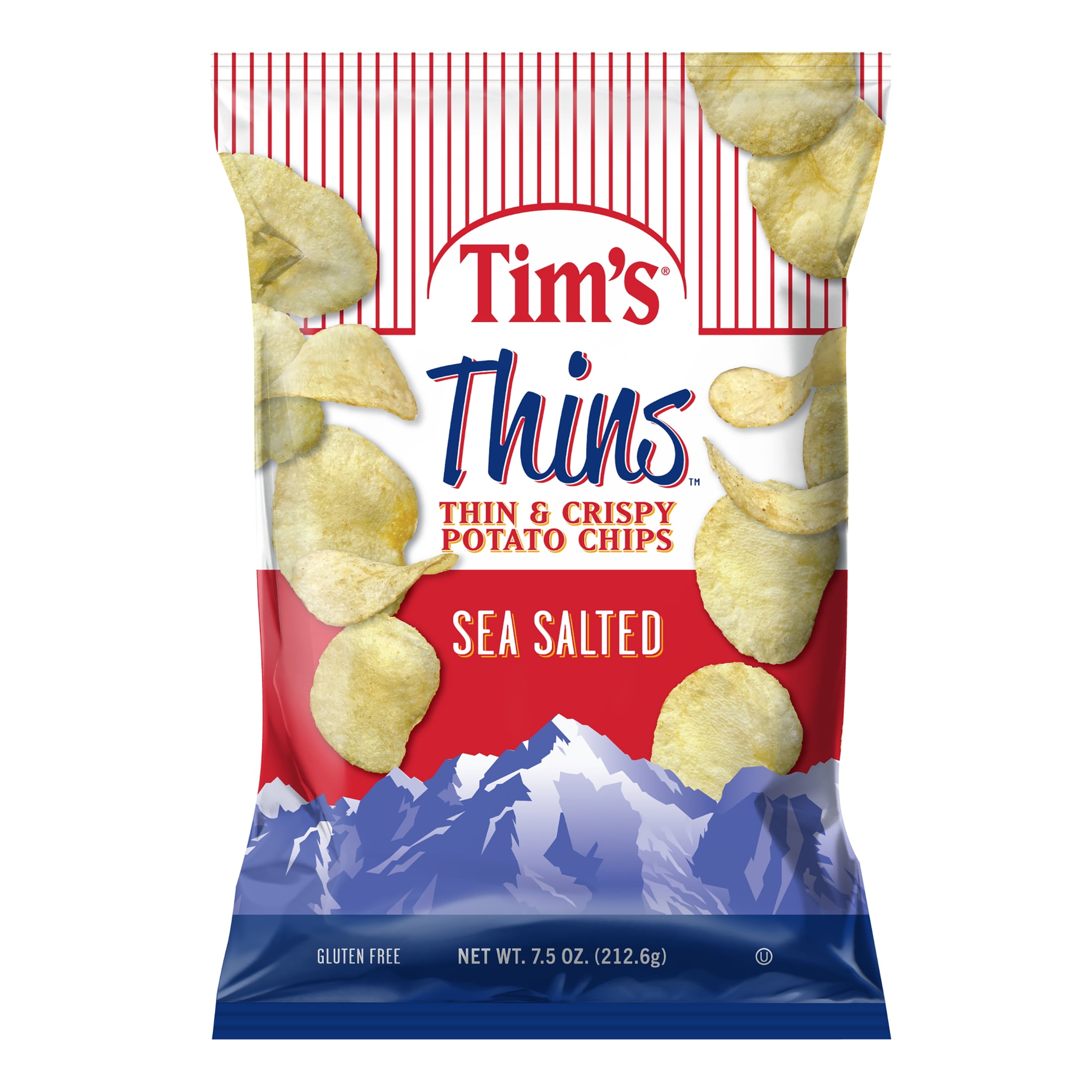 Tim's Cascade Snacks Sea Salted Thins Thin & Crispy Potato Chips ...