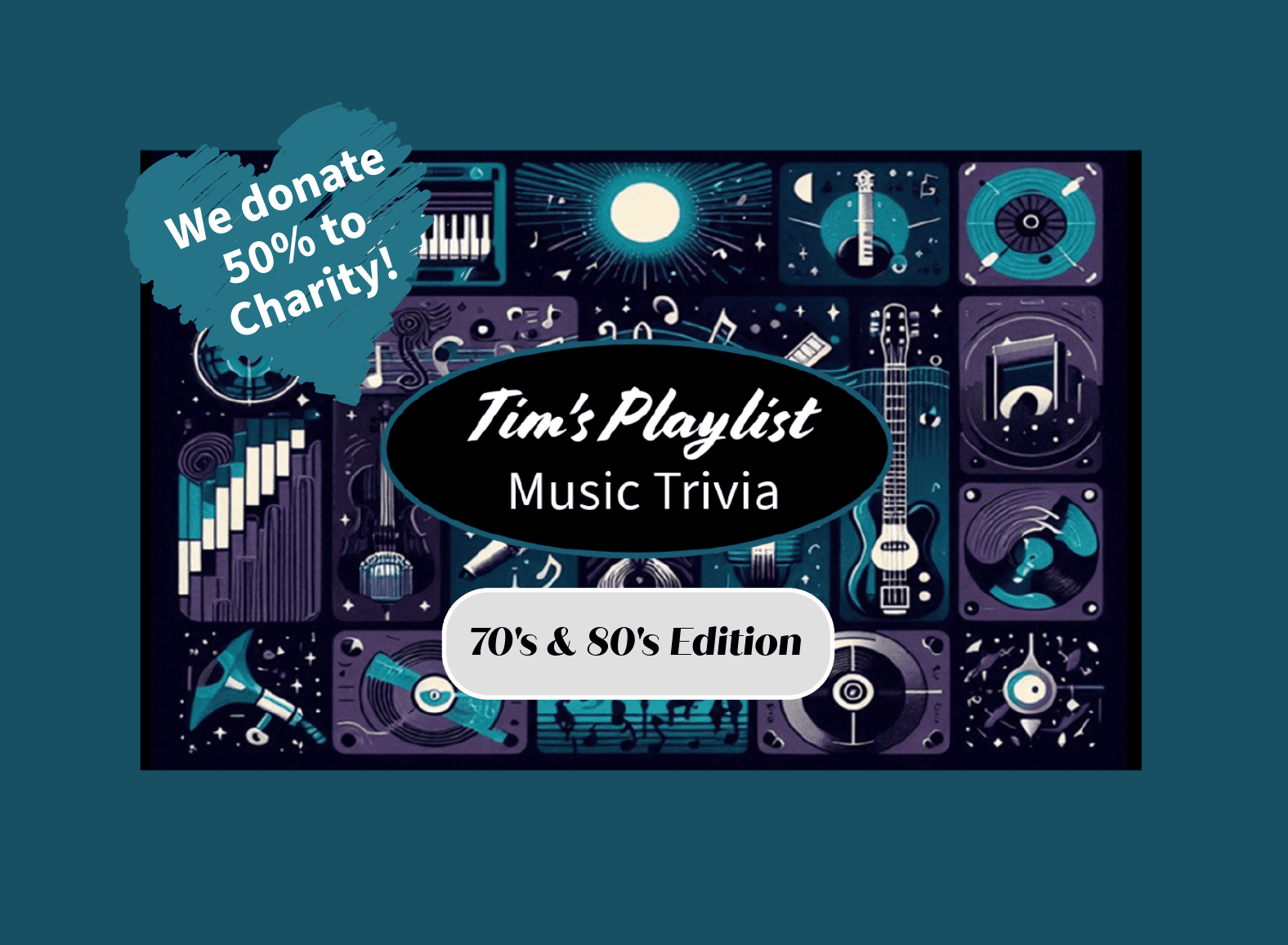 Tim's Playlist Music Trivia Card Game - 70's & 80's Edition, by Arise ...