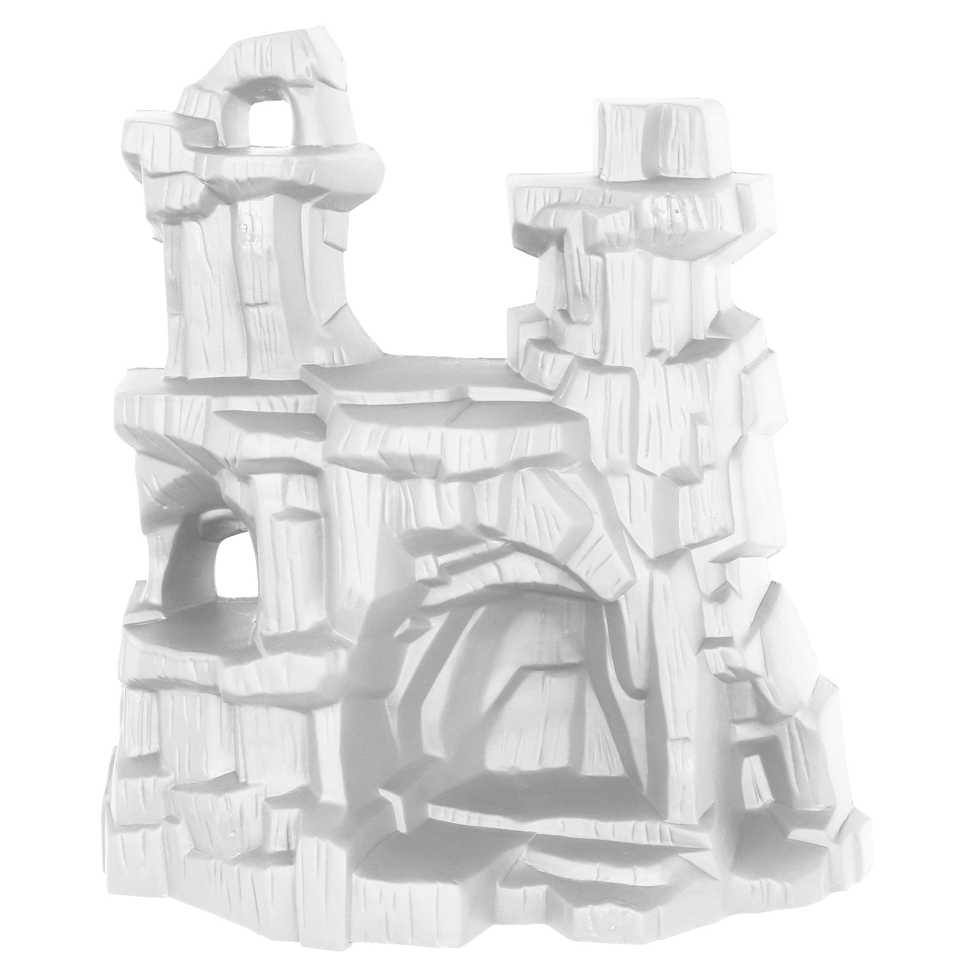 TimMee Battle Mountain Scenery - White Figure Display & Play Terrain US ...