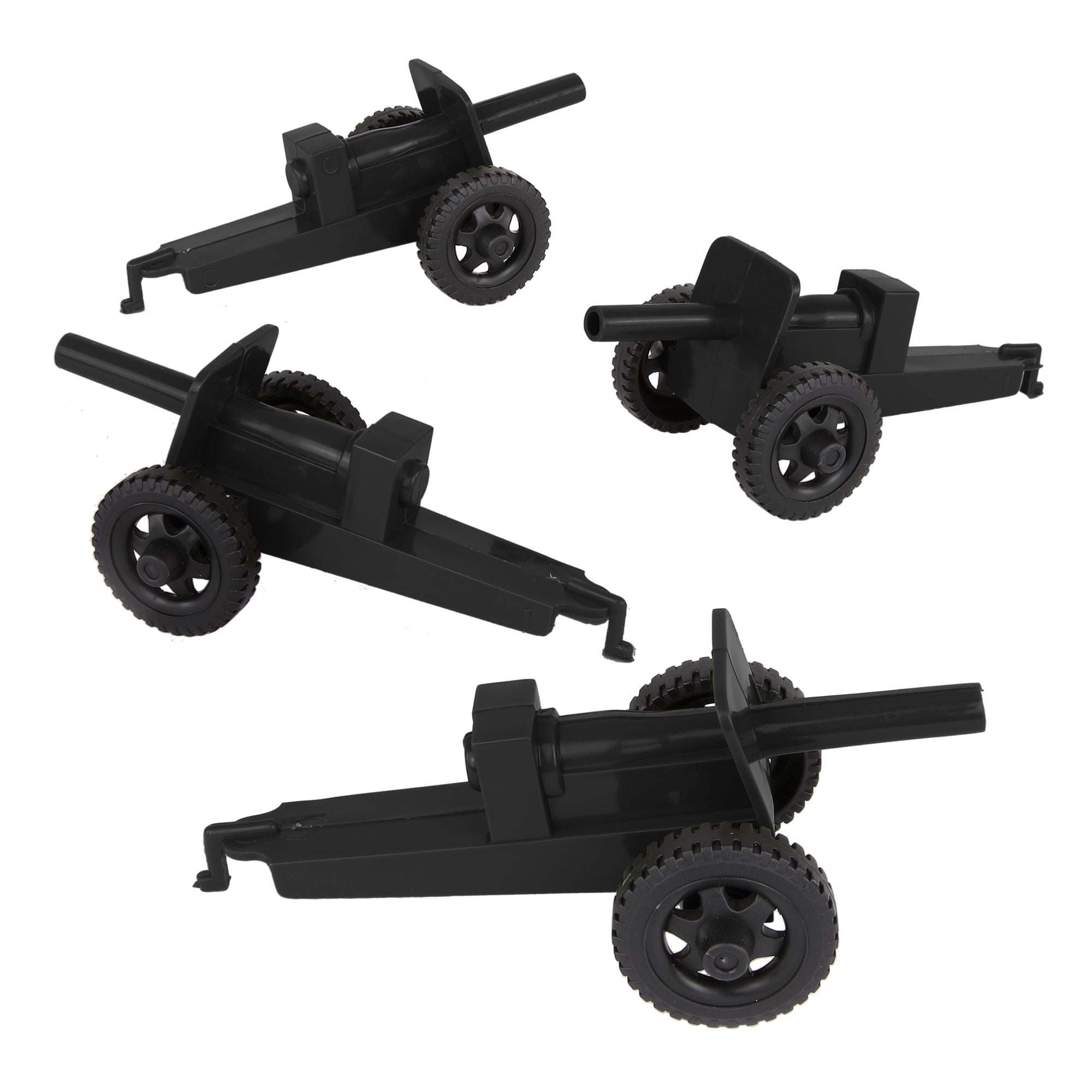 TimMee M3 ARTILLERY - Black 4pc Plastic Army Men Cannon Playset - Made ...