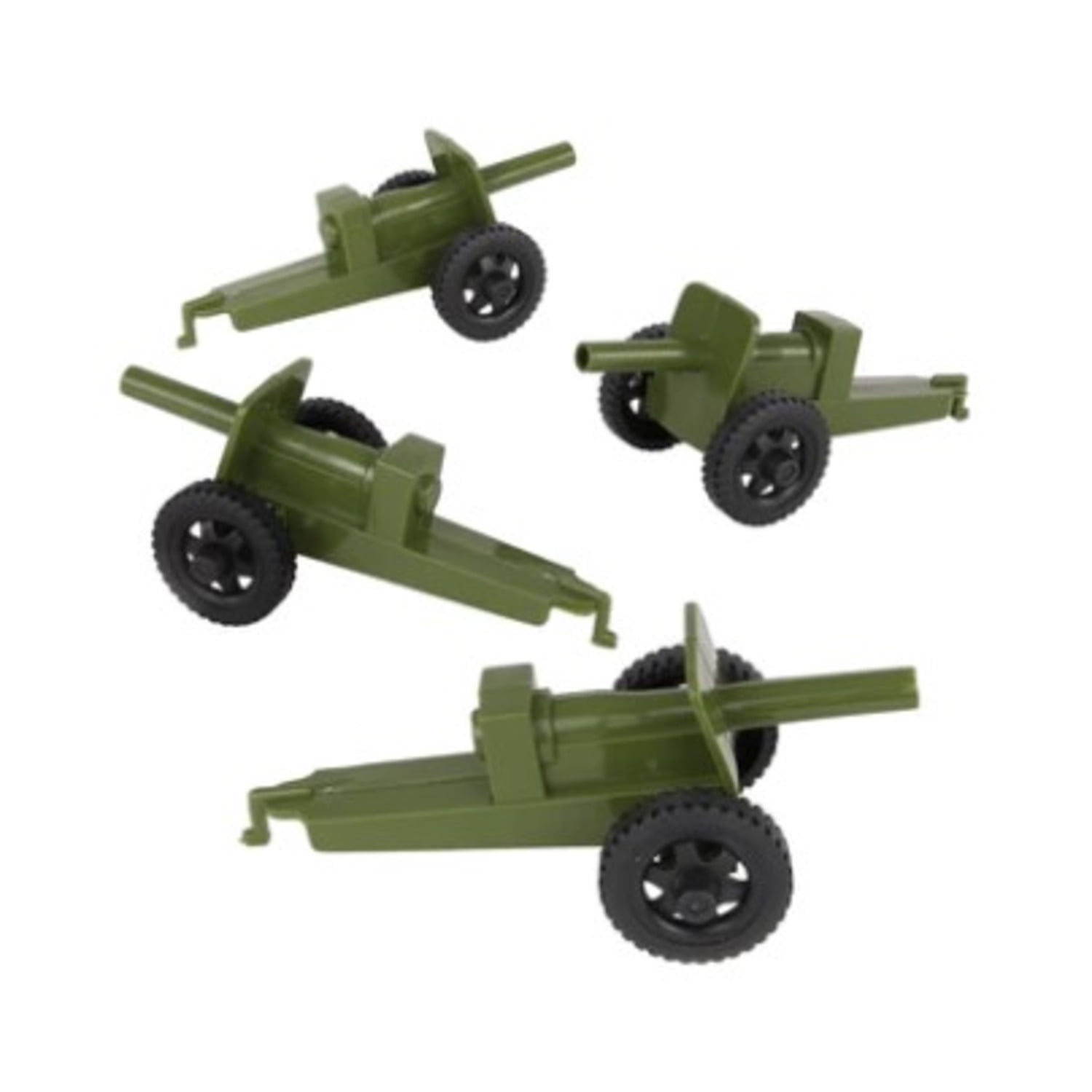 TimMee M3 Artillery - OD Green 4pc Plastic Army Men Cannon Playset ...