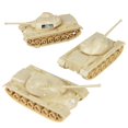 Timmee Toy Tanks For Plastic Army Men Tan Ww2 3Pc Made In Usa - Walmart.com