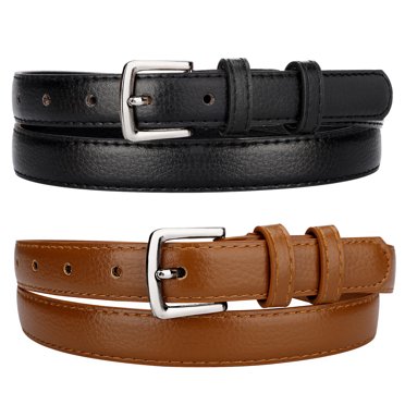 Lauren Ralph Lauren Women's Turn-Lock Skinny Leather Belt - Lauren Tan ...