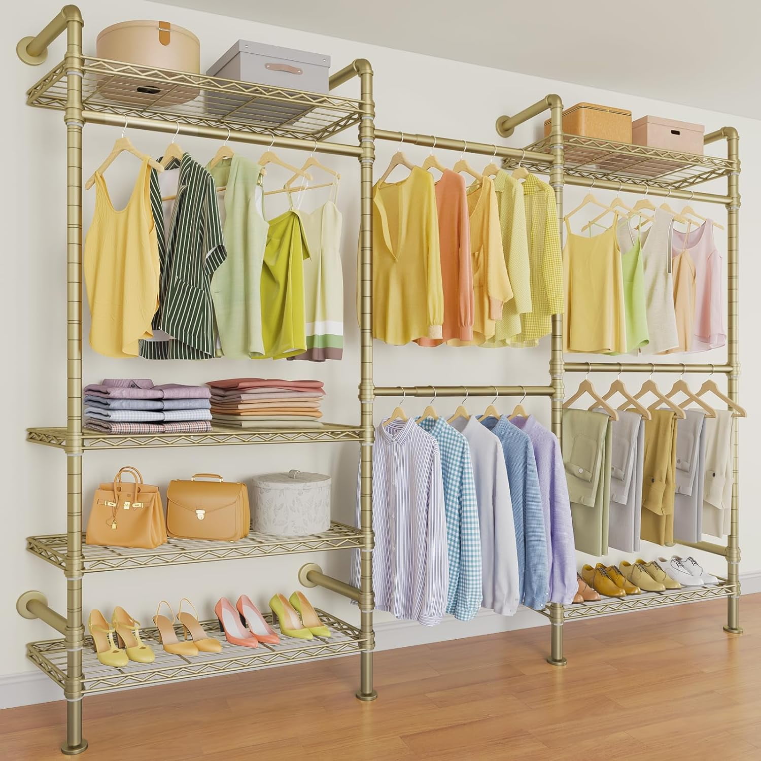 Timate F3 Garment Rack Heavy Duty Clothes Rack for Hanging Clothes ...