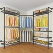 Timate U3 U Shape Garment Rack , Expandable Industrial Pipe Clothing ...