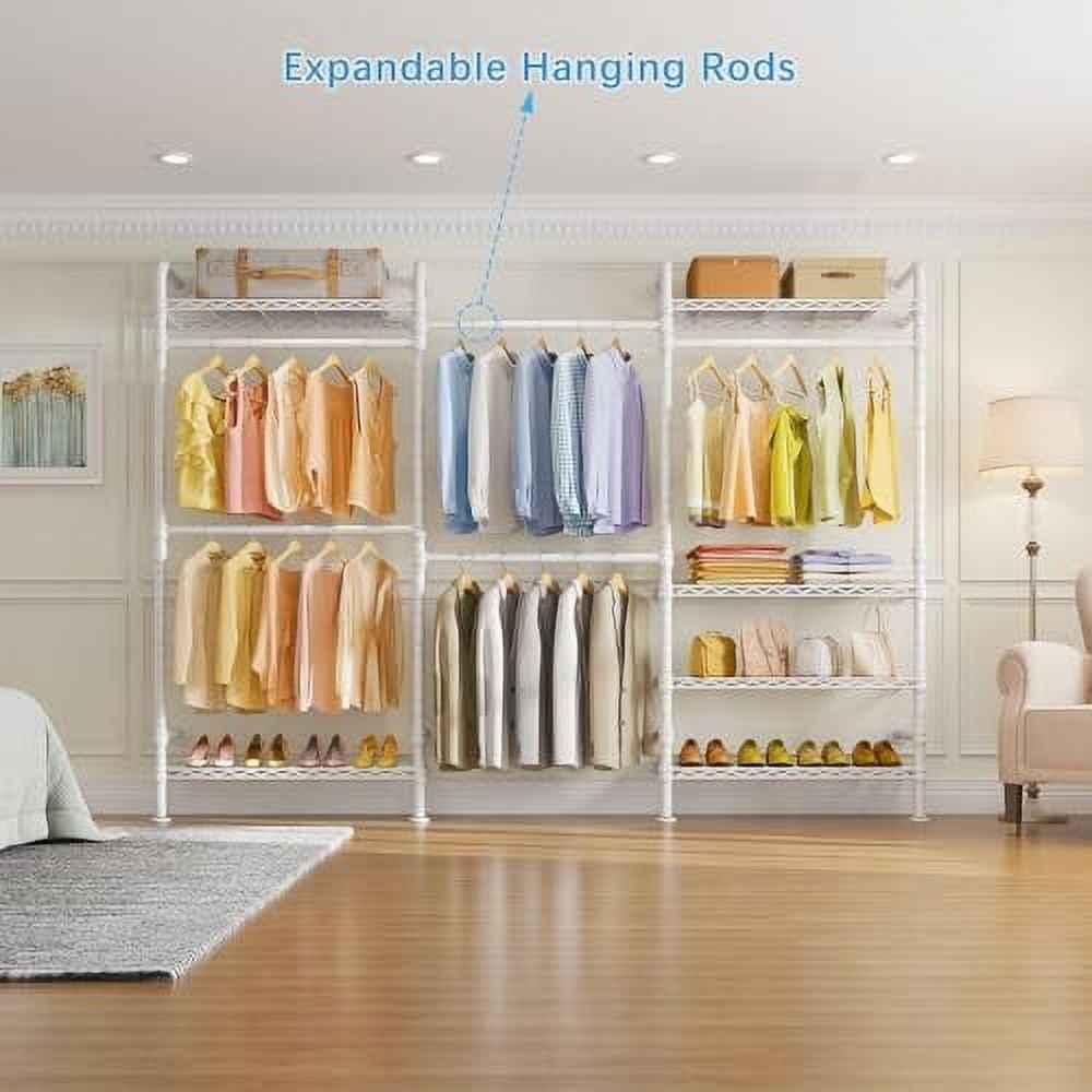 Timate L3 L Shape Garment Rack Heavy Duty Clothes Rack for Hanging ...