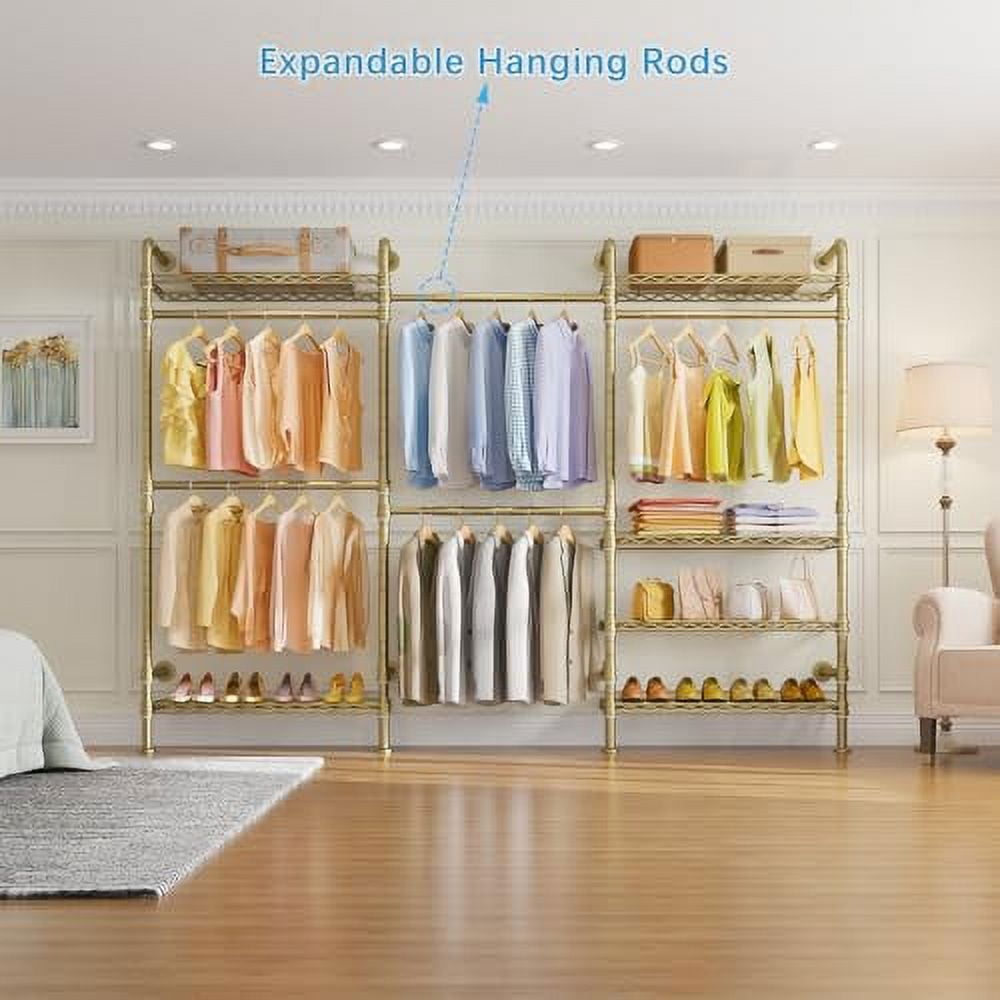 Timate L3 L Shape Garment Rack Heavy Duty Clothes Rack for Hanging ...