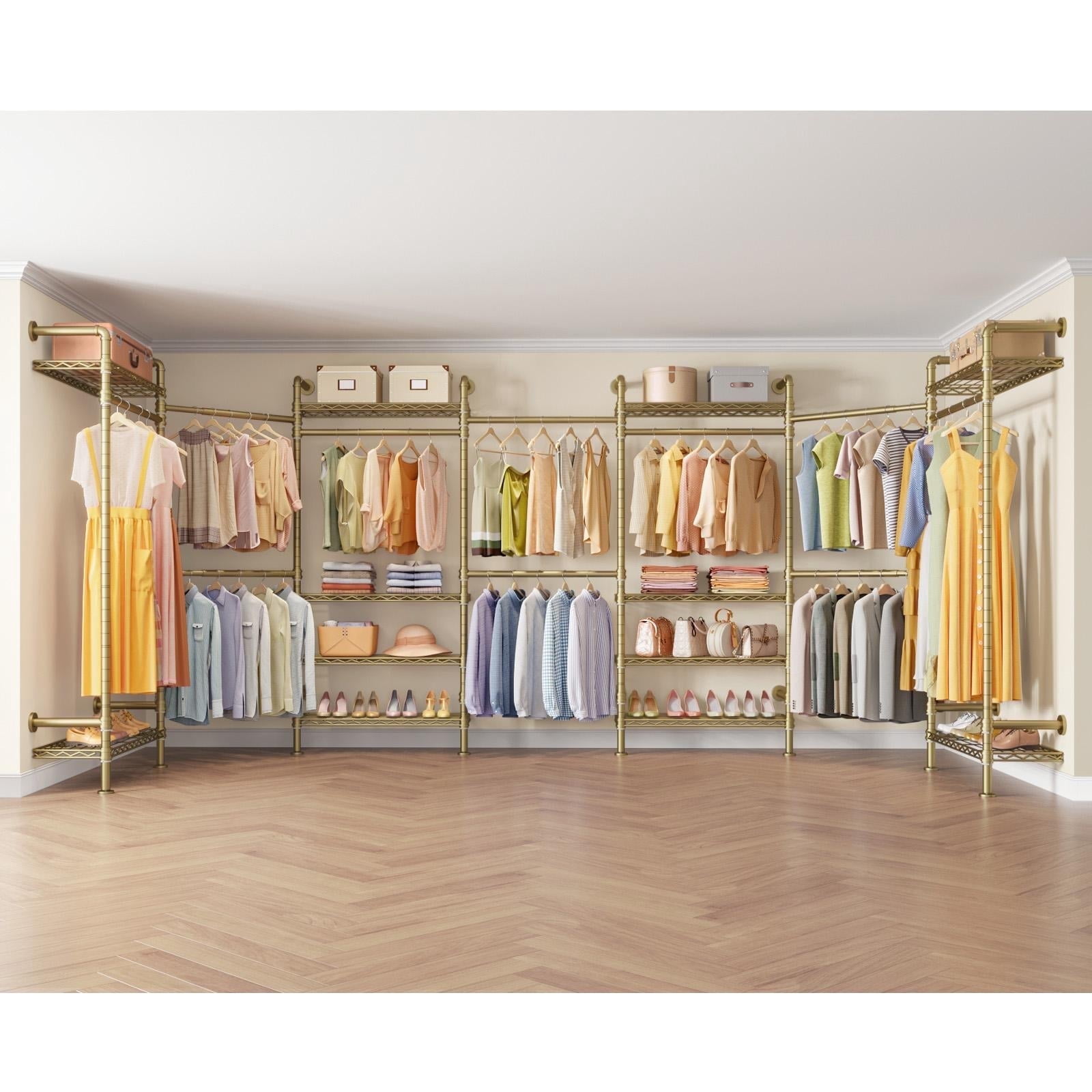 Timate U3 U Shape Garment Rack , Expandable Industrial Pipe Clothing ...