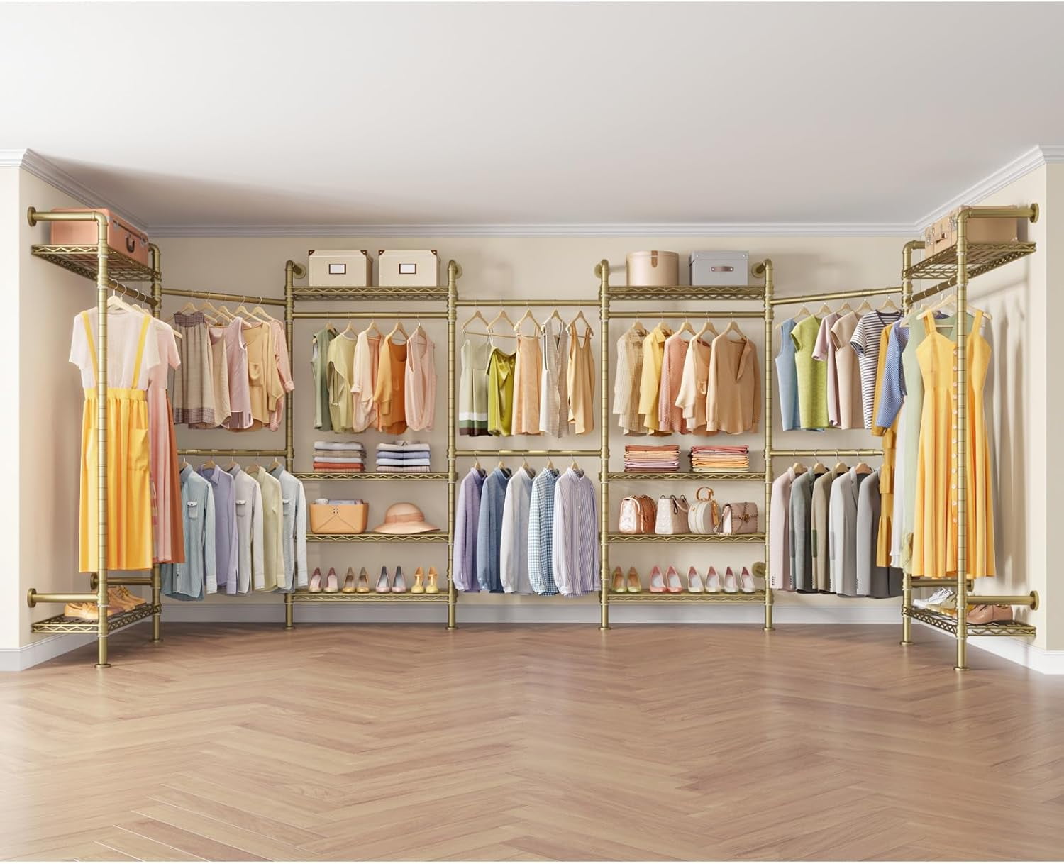 Timate U3 U Shape Garment Rack Heavy Duty Clothes Rack for Hanging ...