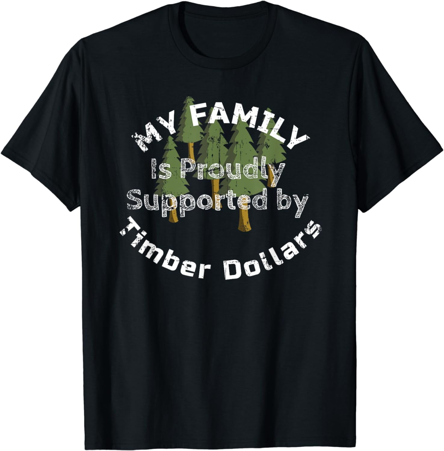 Timber Dollars Logger Logging T Shirt Patriotic American - Walmart.com