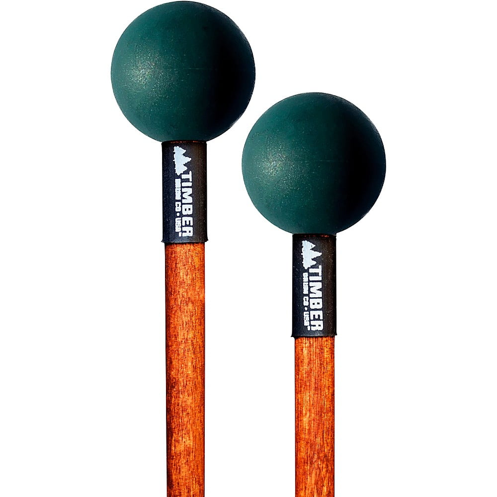 Timber Drum Company Extra Hard Rubber Mallets With Solid Hardwood ...