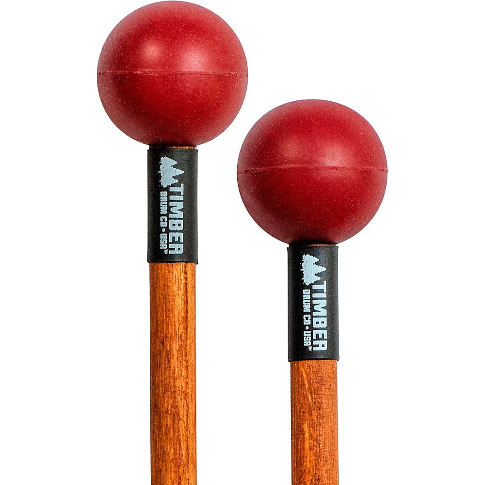 Timber Drum Company Extra Soft Rubber Mallets with Solid Hardwood ...
