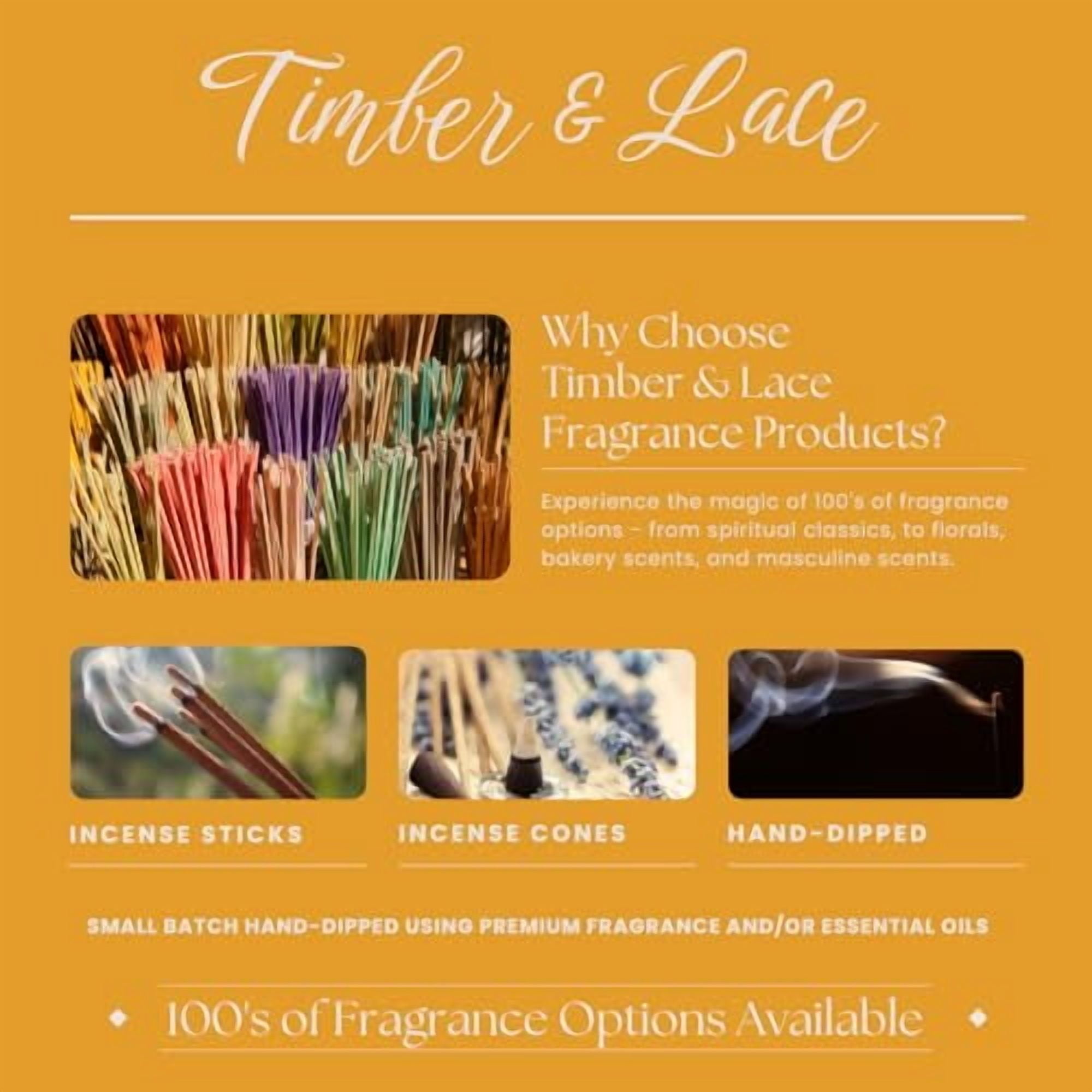 Timber & Lace Hyssop Hand-Dipped Charcoal Incense Sticks (100 Pack ...