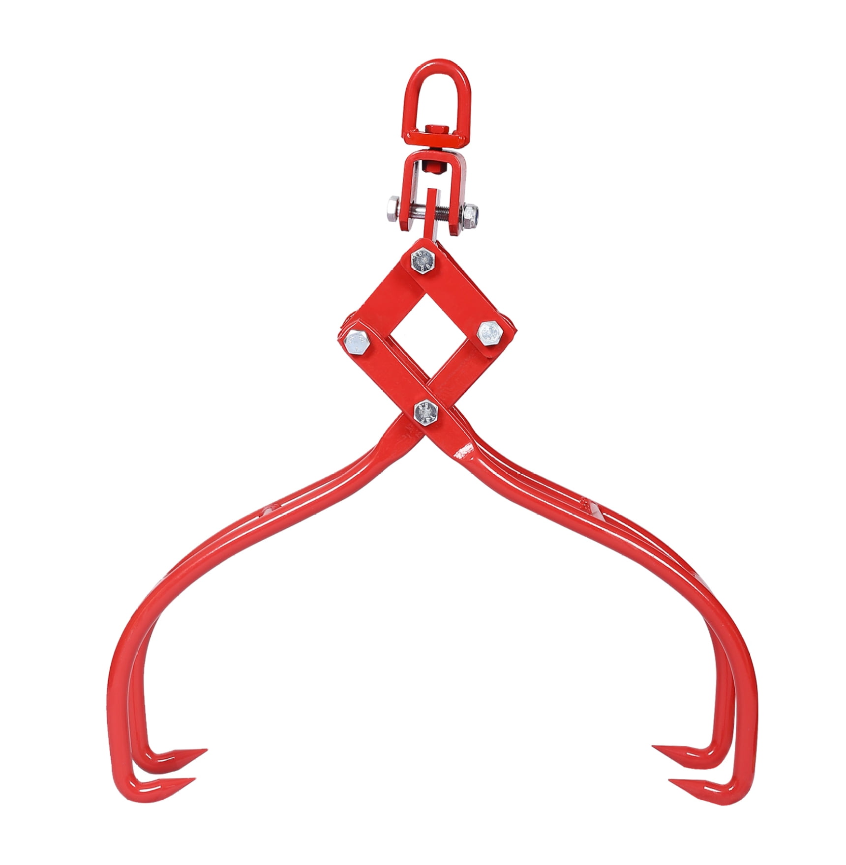 Timber Log Tongs 28 Inch – 4 Claw Logging Grabber – Heavy Duty Skidding ...
