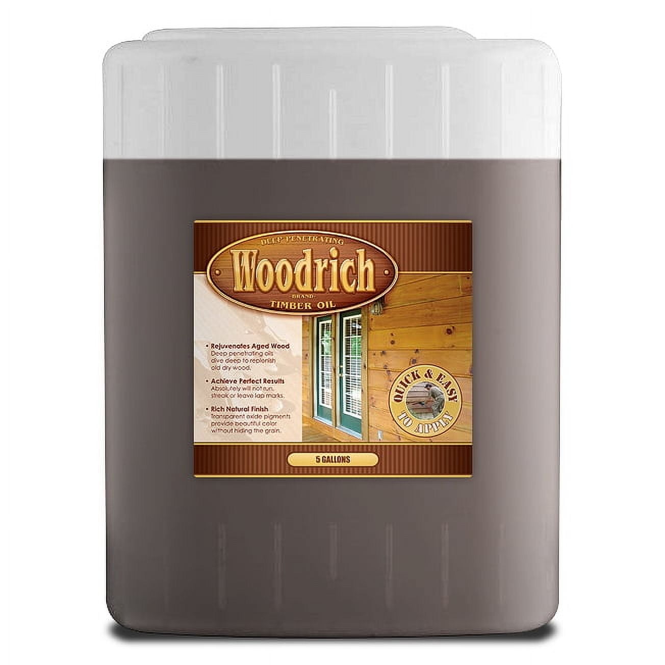 Timber Oil Deep Penetrating Wood Stain 5 Gallon Covers up to 750 SQ FT ...