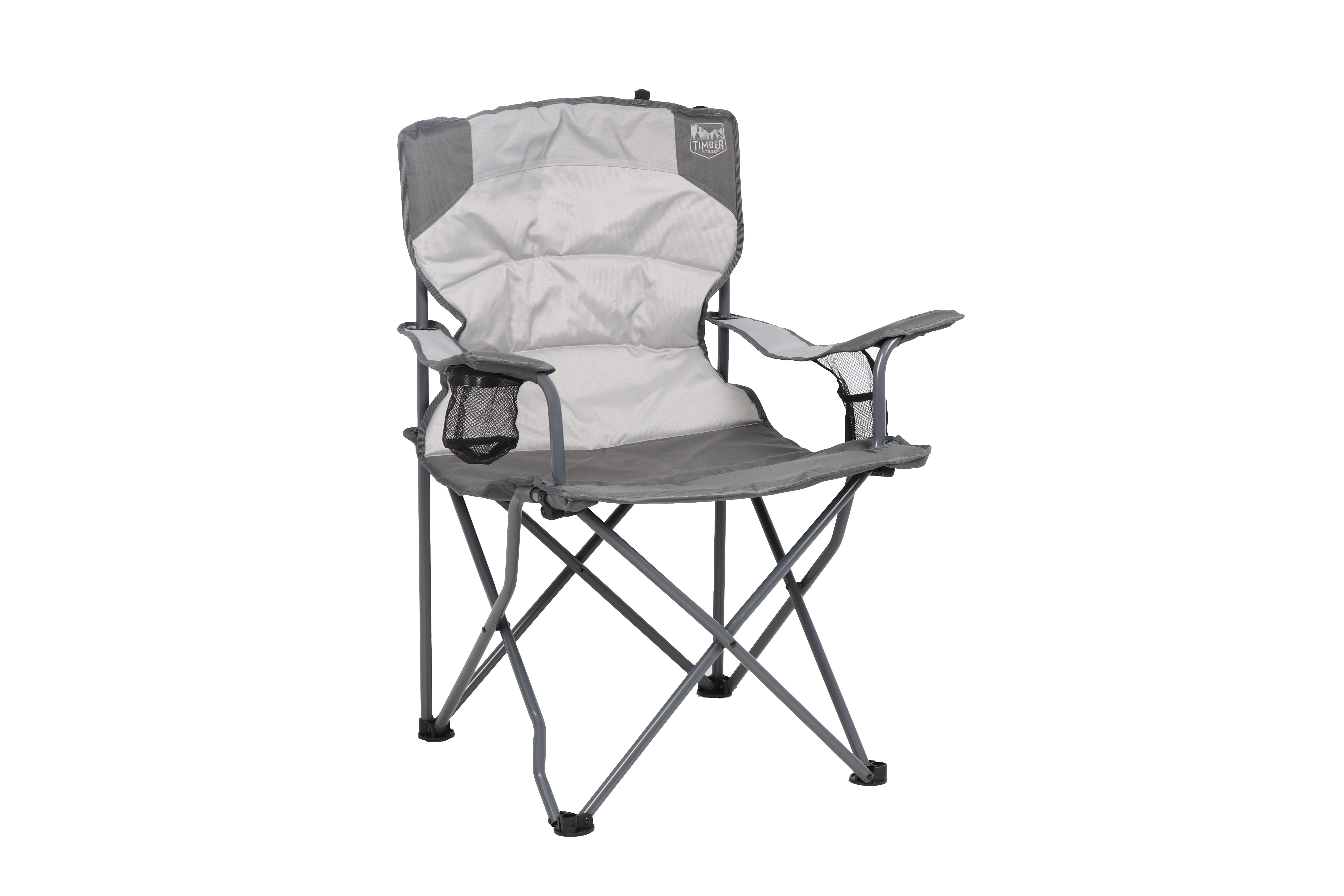 Timber Ridge Sycamore Quad Chair with Cupholder, Gray - Walmart.com