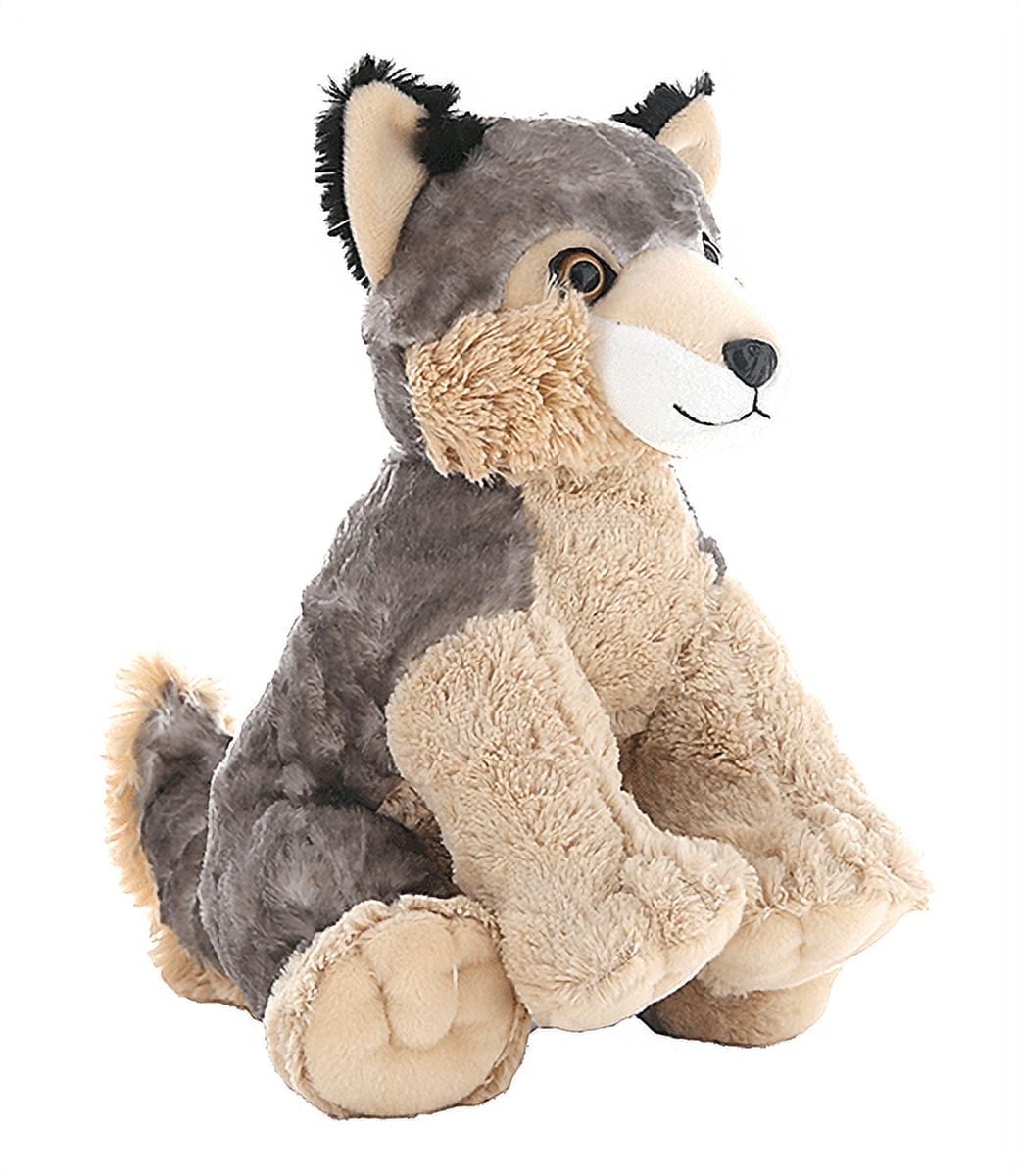 Plush Gear Timber Wolf 16" Plush Stuffed Animal Toy Soft Cuddly Gray ...